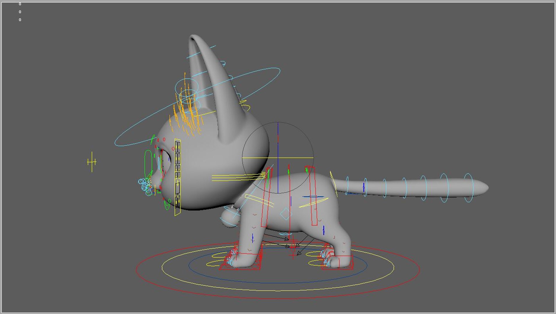 Cartoon Cat model - TurboSquid 2133477