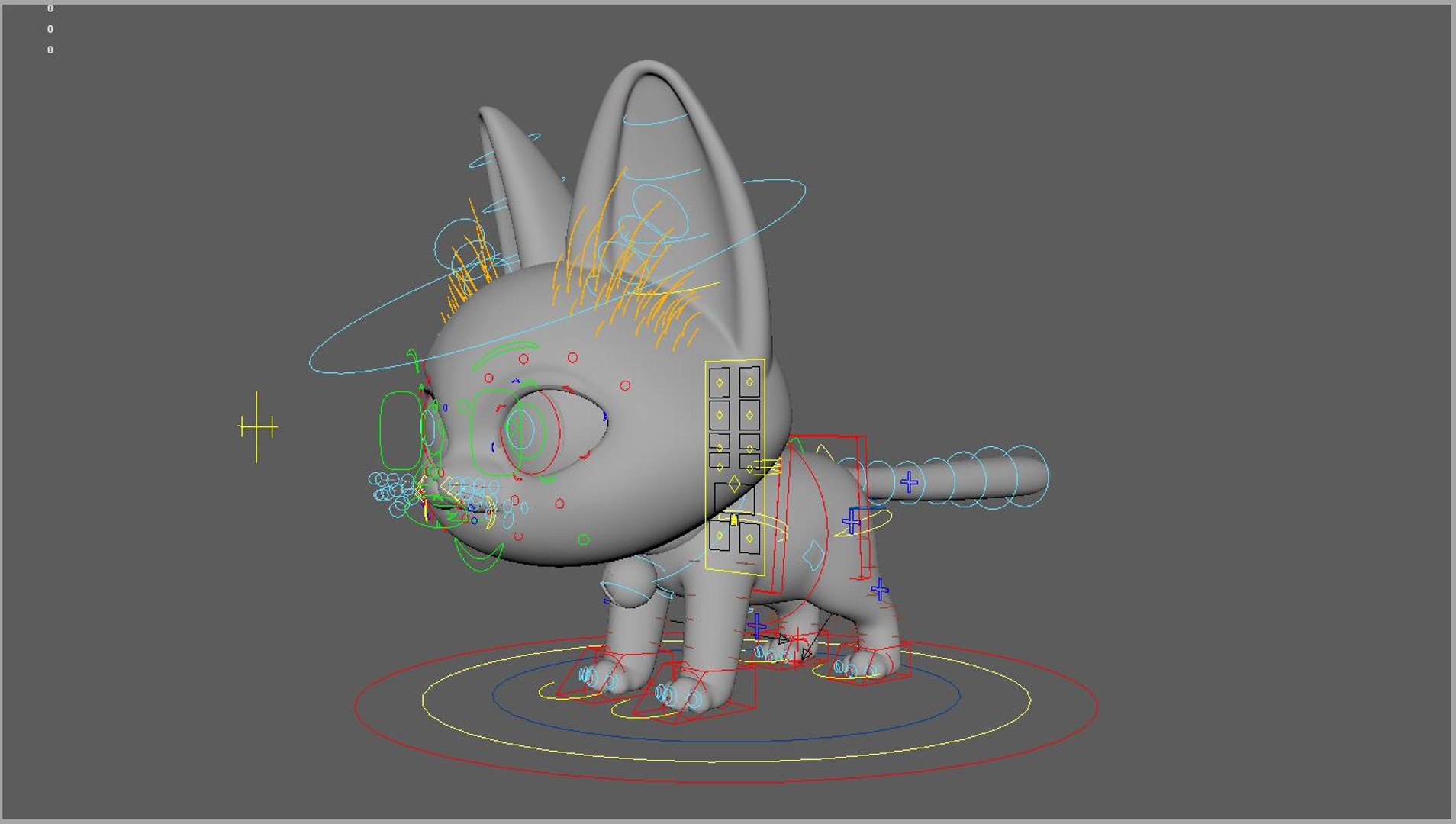 Cartoon Cat model - TurboSquid 2133477