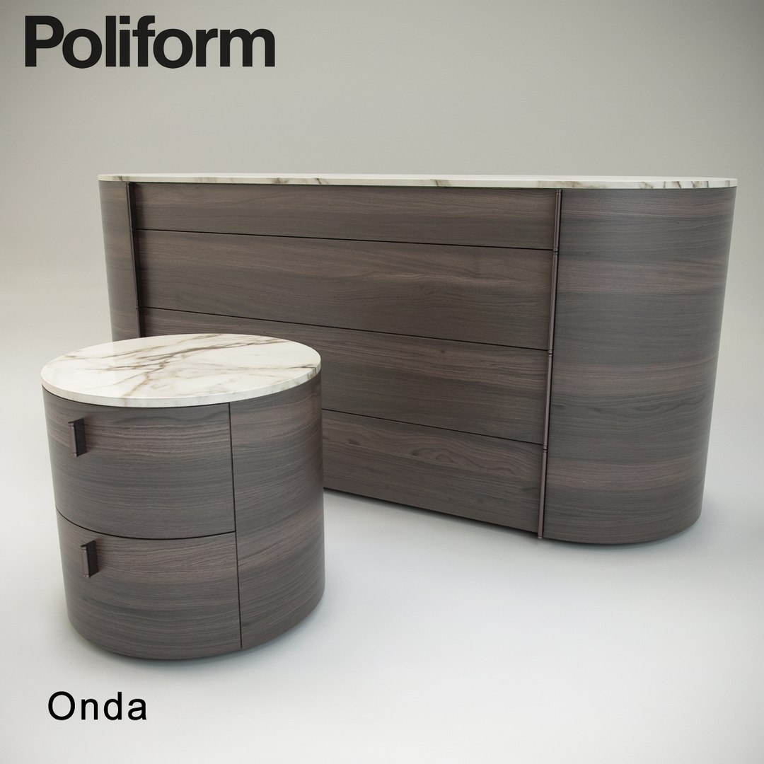 Poliform Onda 3d Max