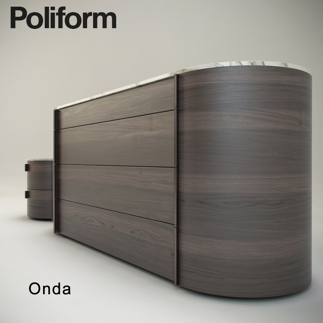 Poliform Onda 3d Max