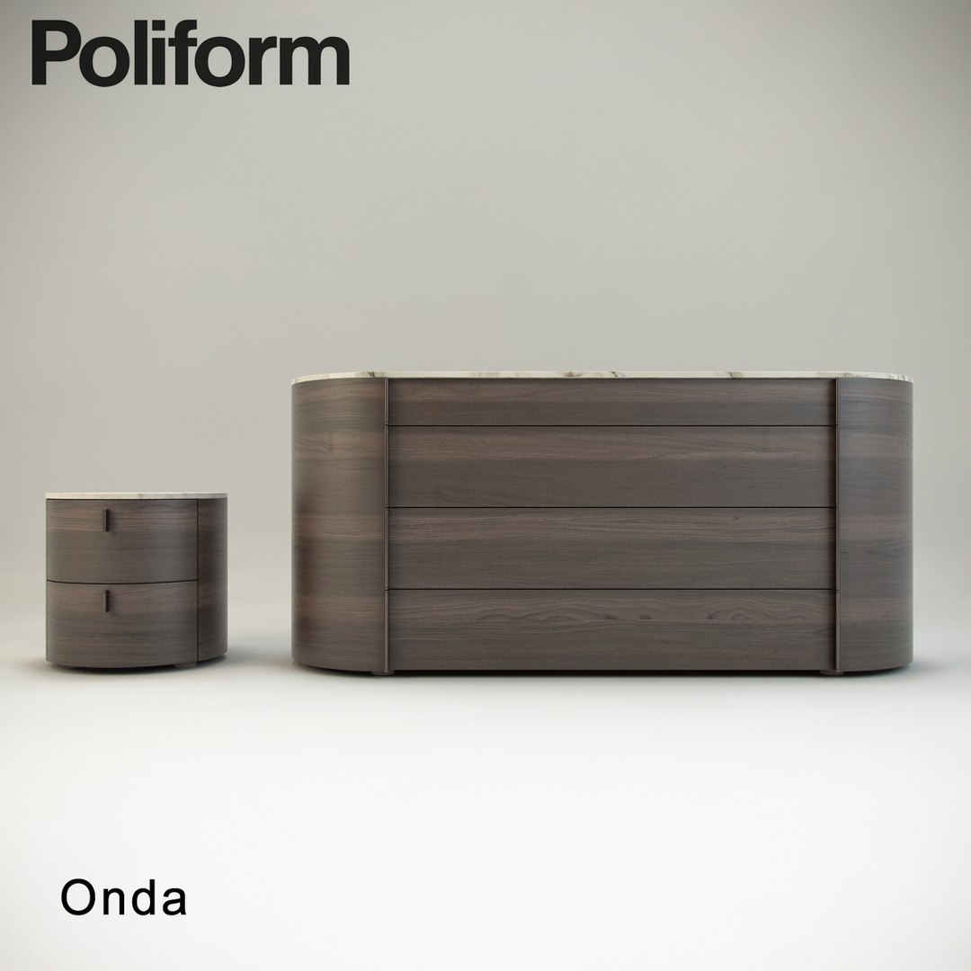 Poliform Onda 3d Max