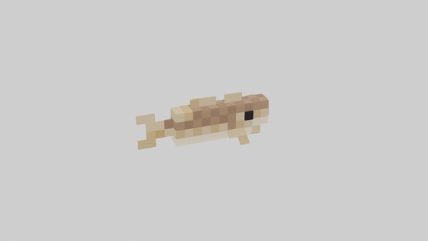 modelo 3d Bacalao Minecraft - TurboSquid 1978200