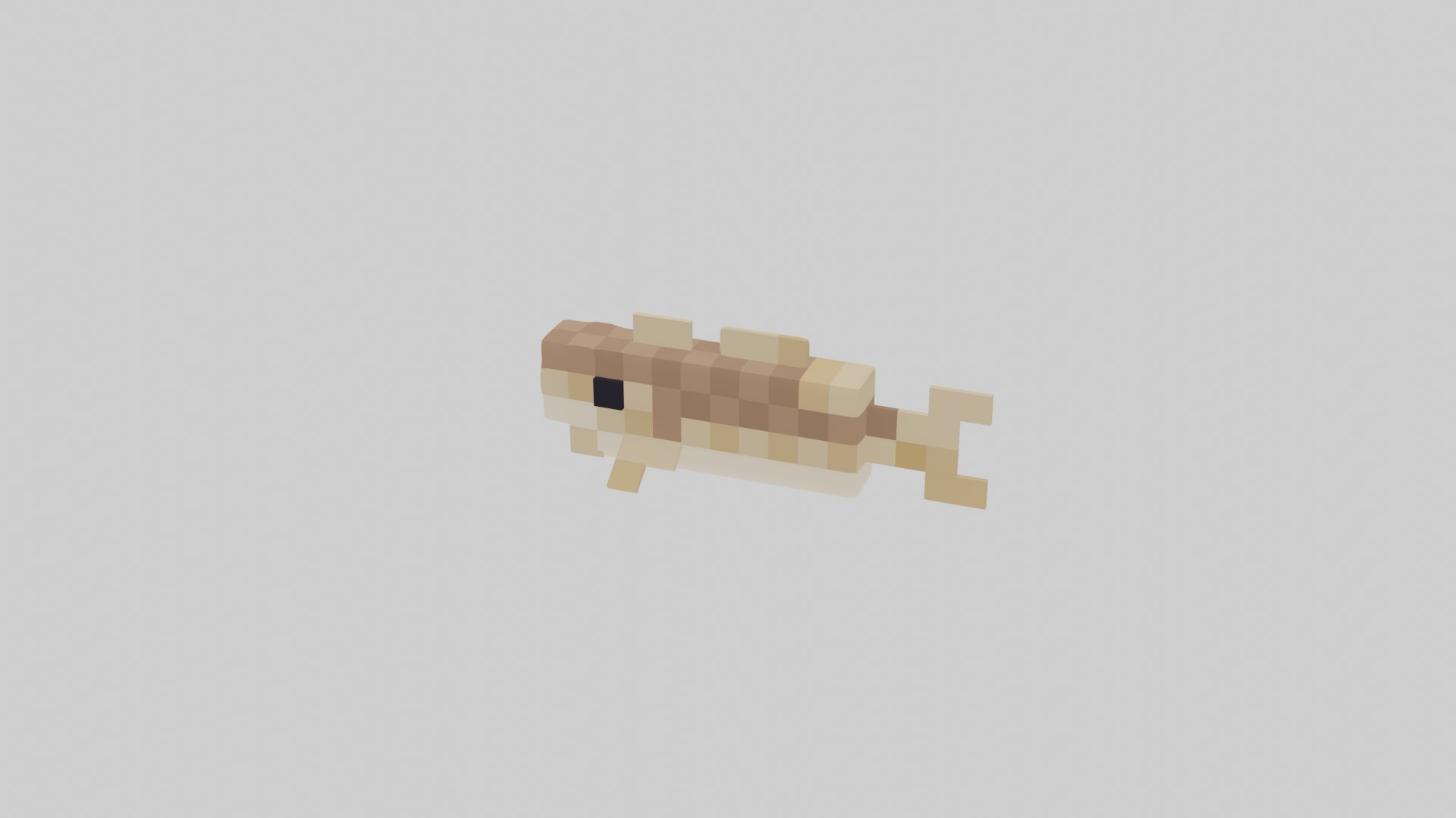 3D Model Minecraft Cod - TurboSquid 1978200
