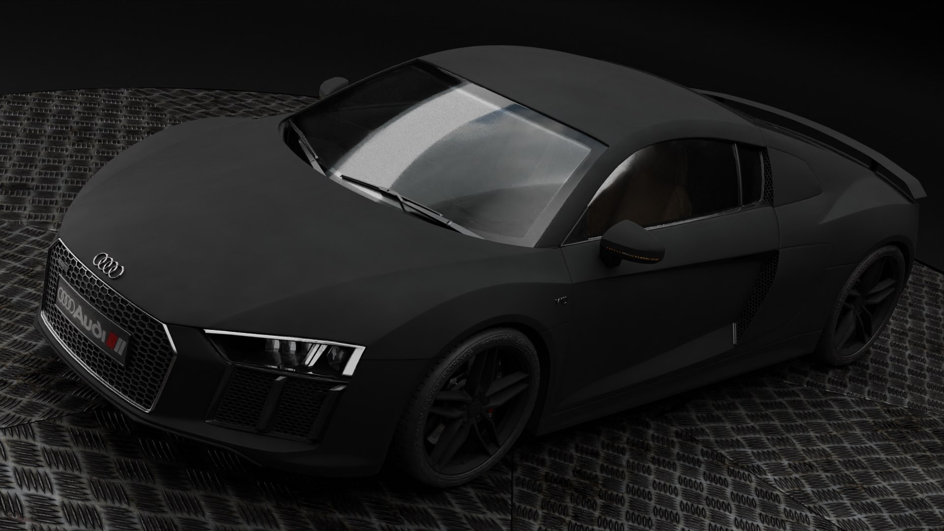 modelo 3d Audi R8 2021 Black Dixon Colour - TurboSquid 1962556