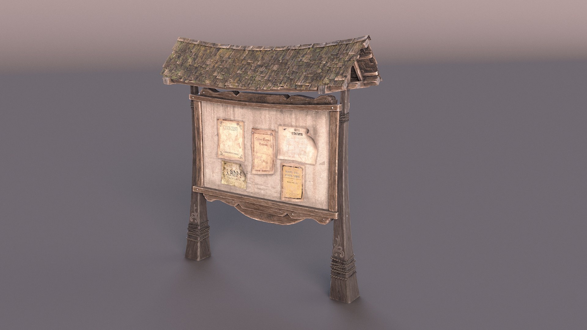 3D Fairy Town Sign - TurboSquid 2182086