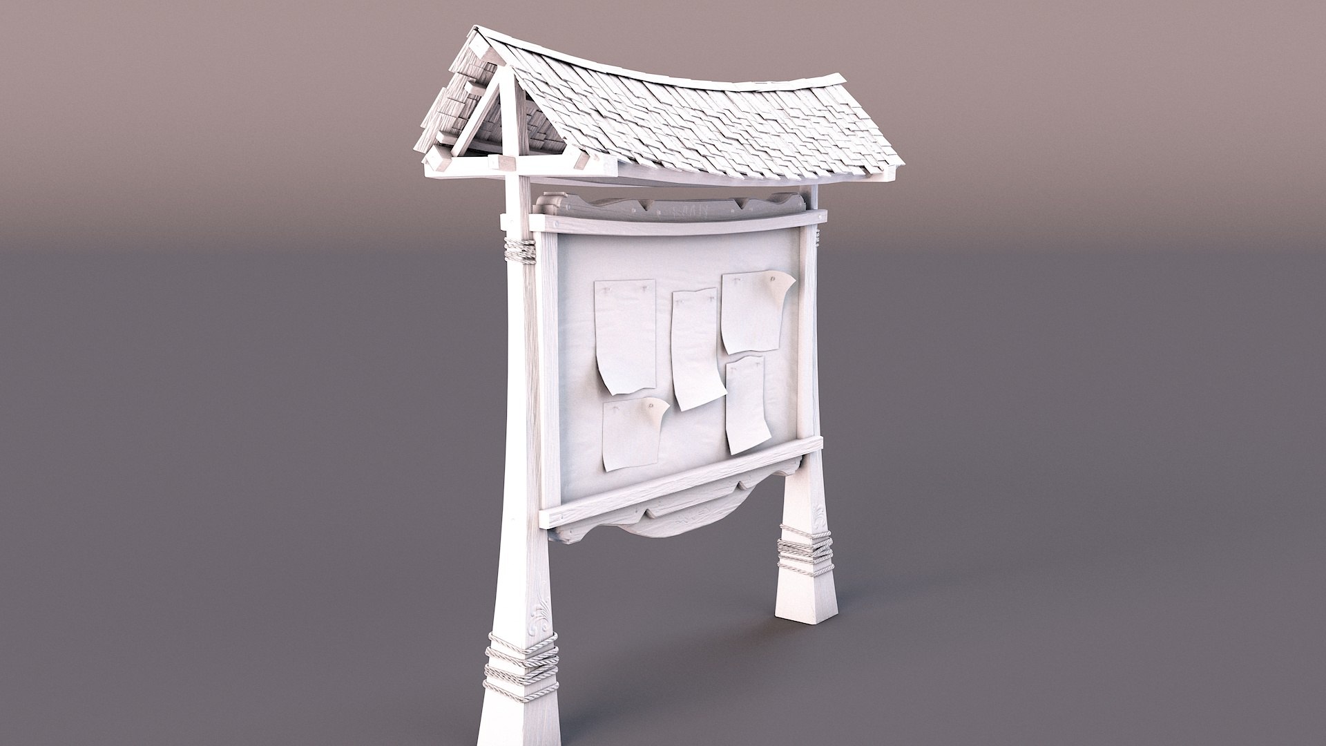 3D Fairy Town Sign - TurboSquid 2182086