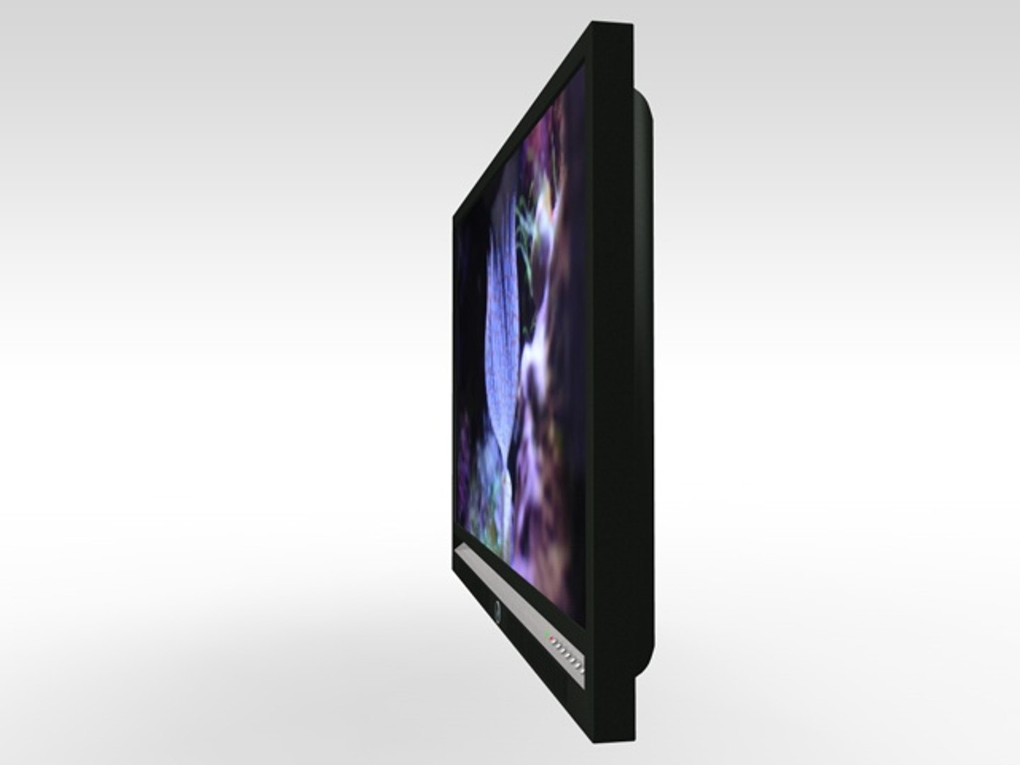 flat screen television 3d c4d