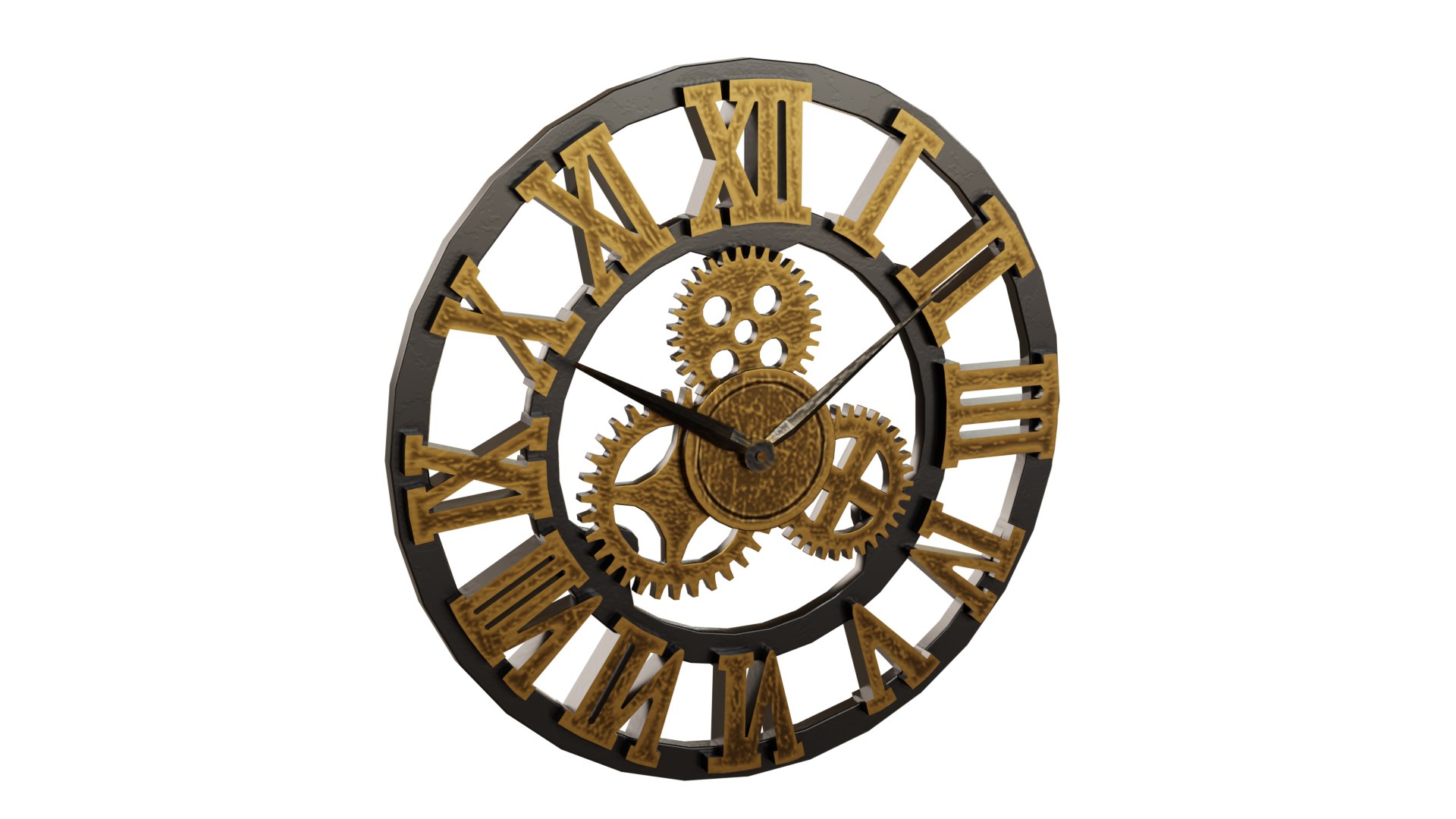 3D Clock Industrial - TurboSquid 2223301