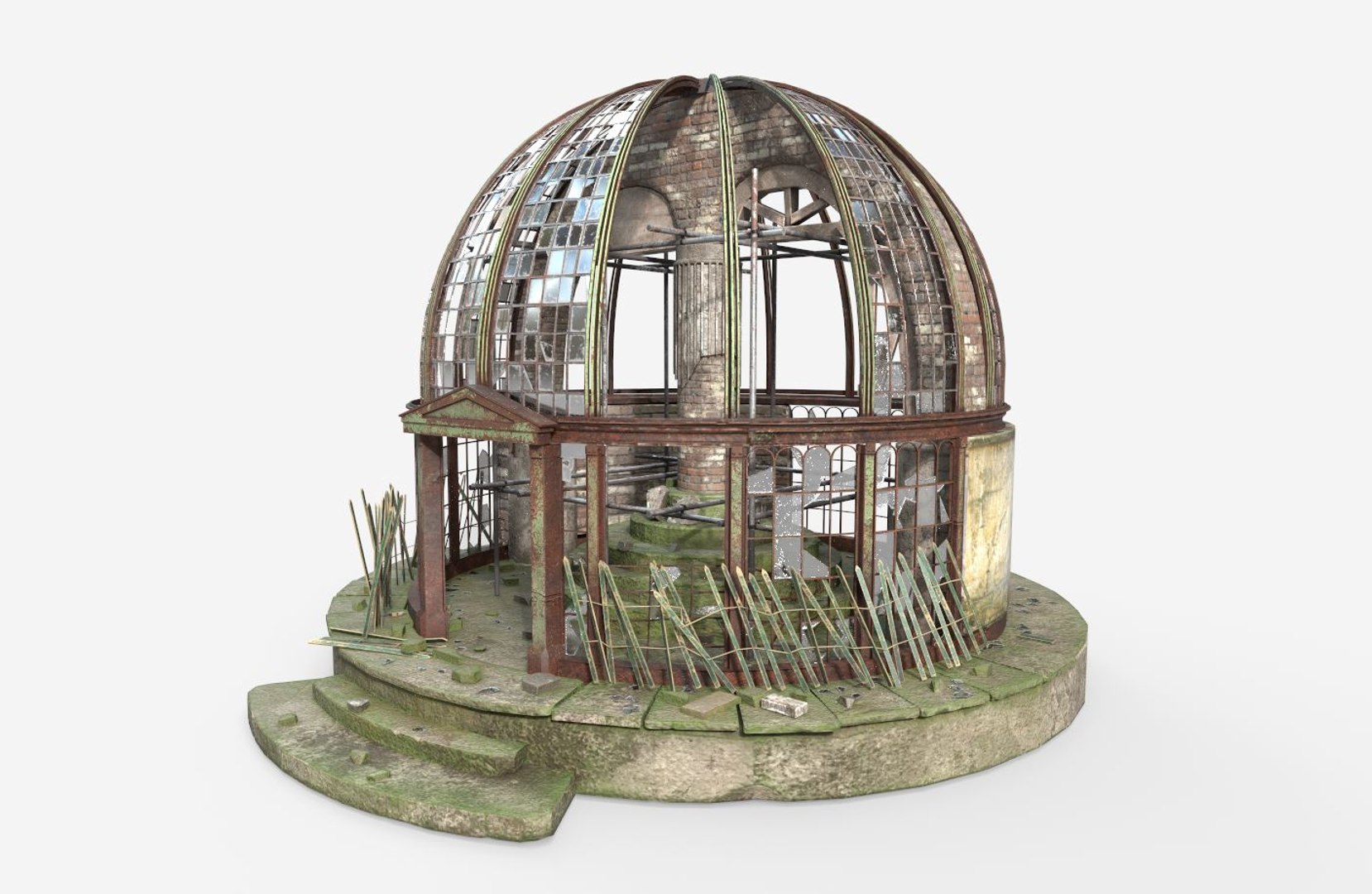 Abandoned Structures model - TurboSquid 2143936