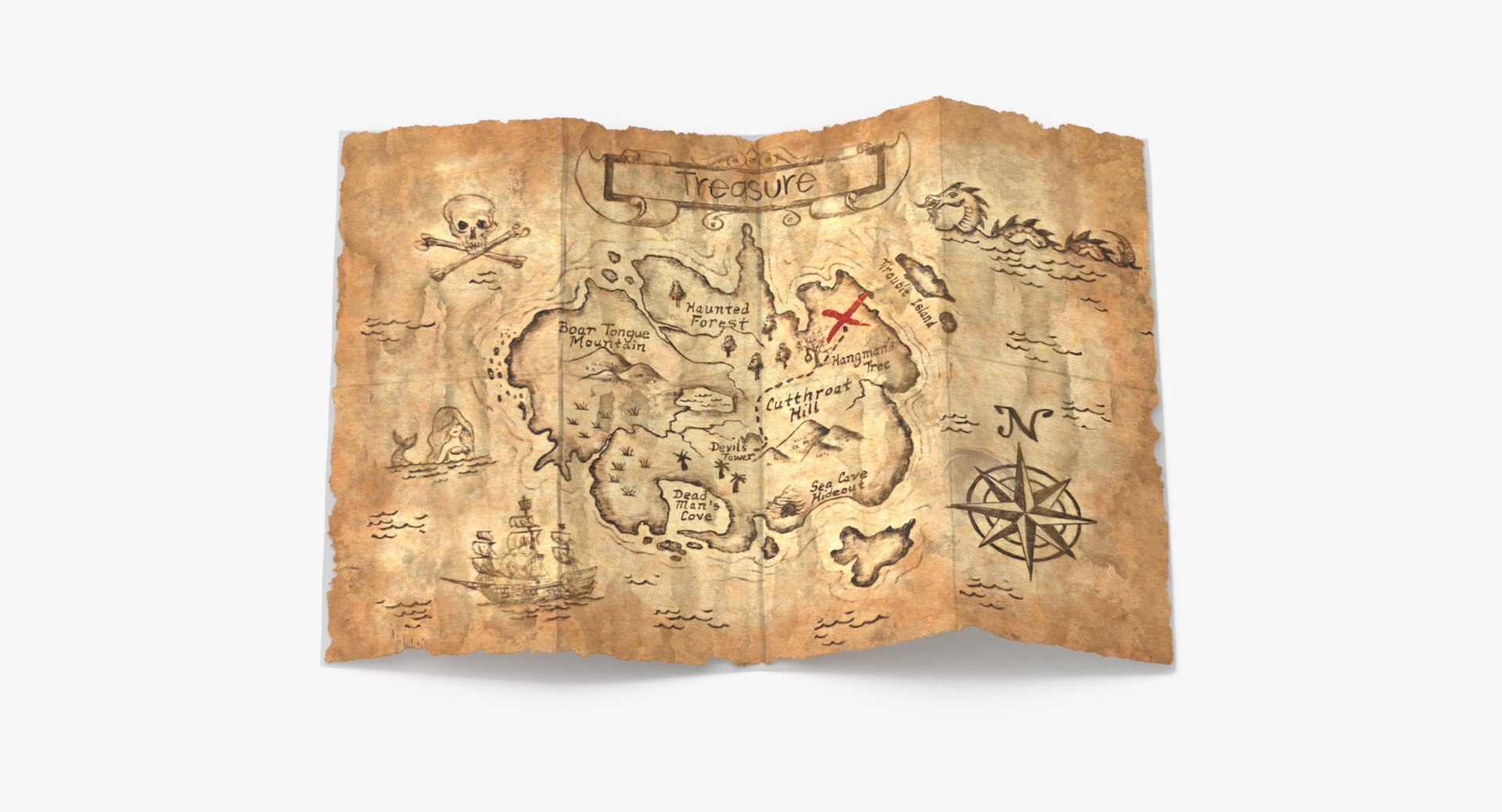 Treasure 01 Model - TurboSquid 1235538