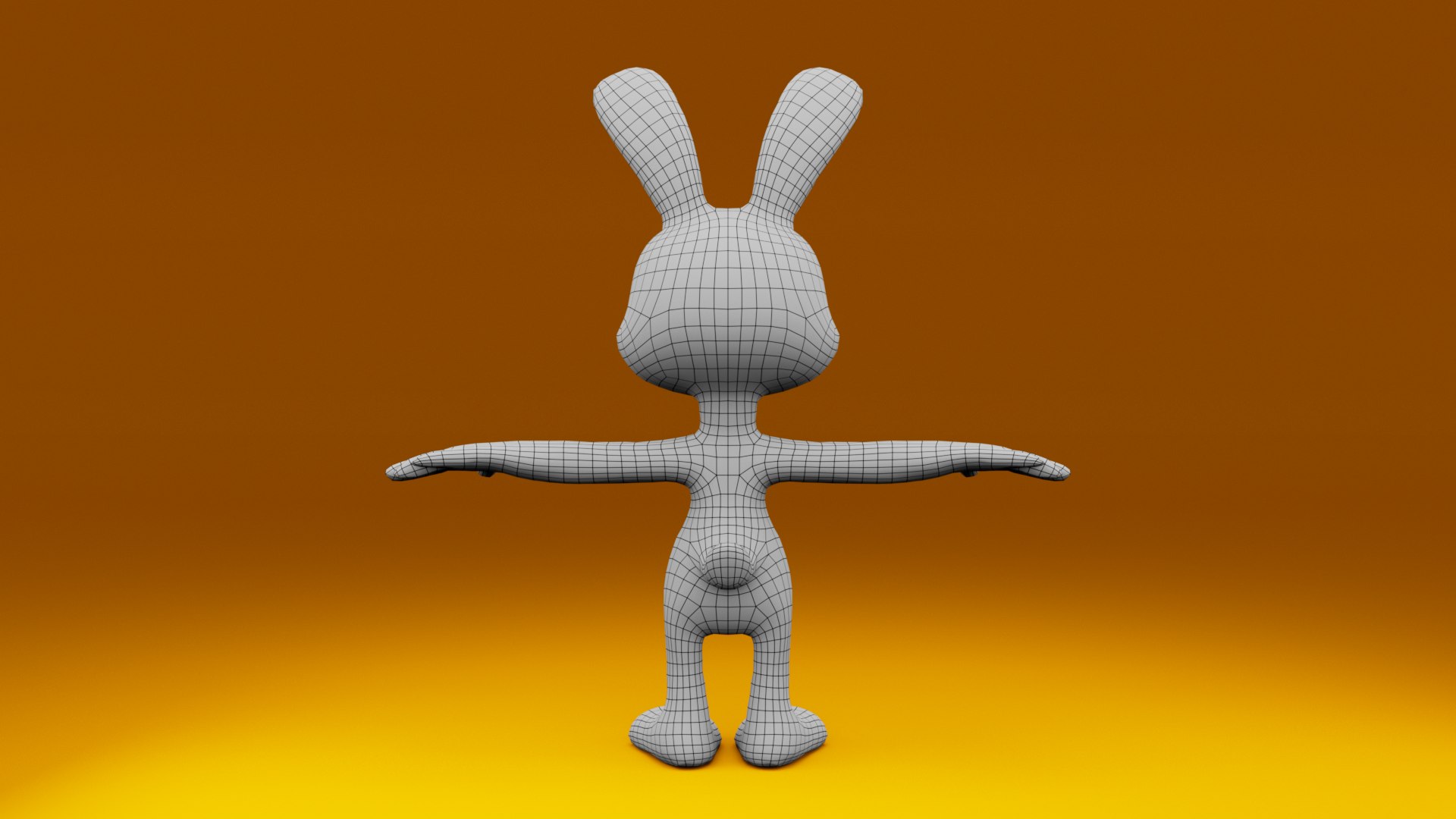 3D Stylized Cartoon Anthropomorphic Rabbit 3D Model - TurboSquid 2204492
