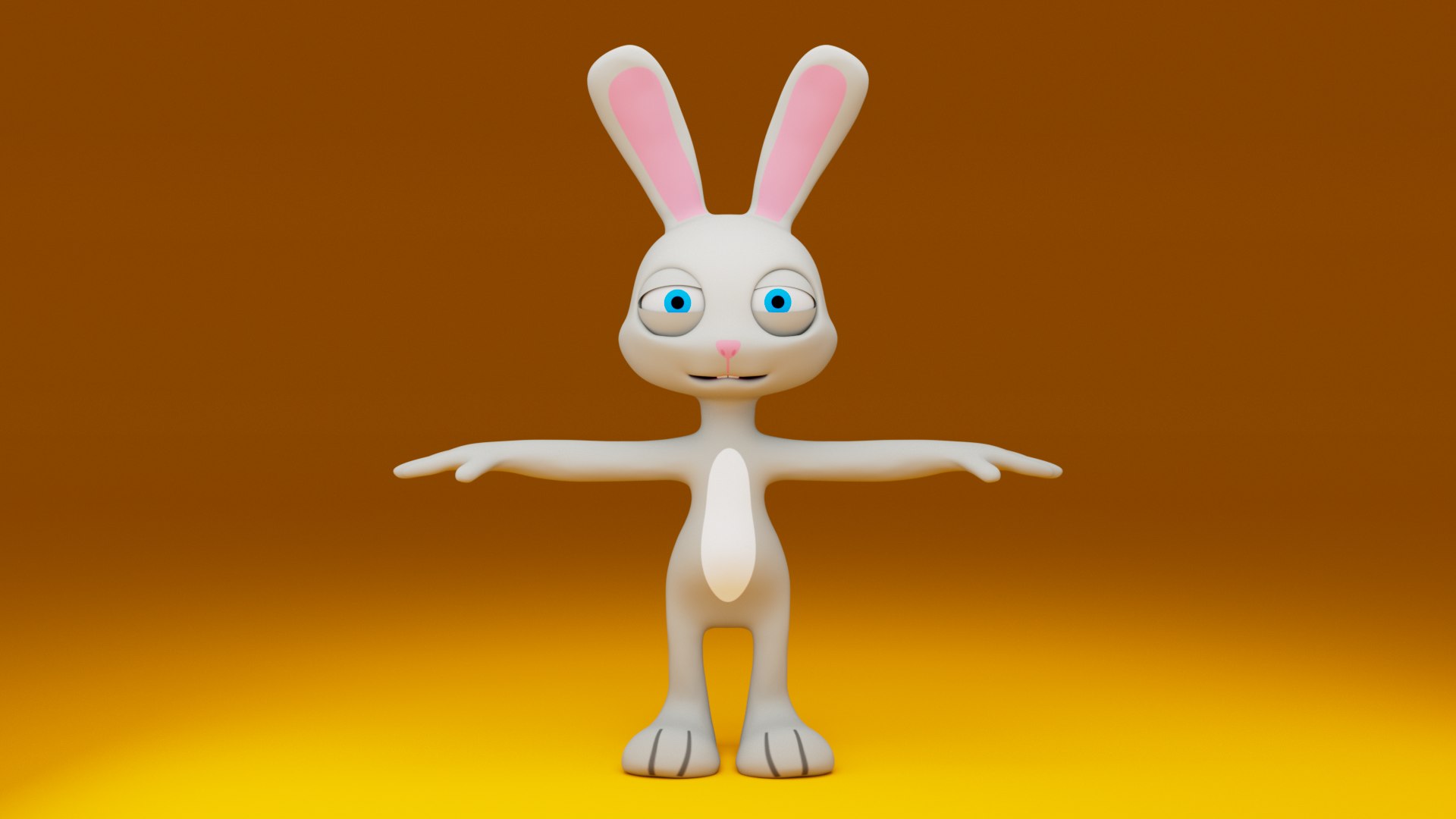 3D Stylized Cartoon Anthropomorphic Rabbit 3D Model - TurboSquid 2204492