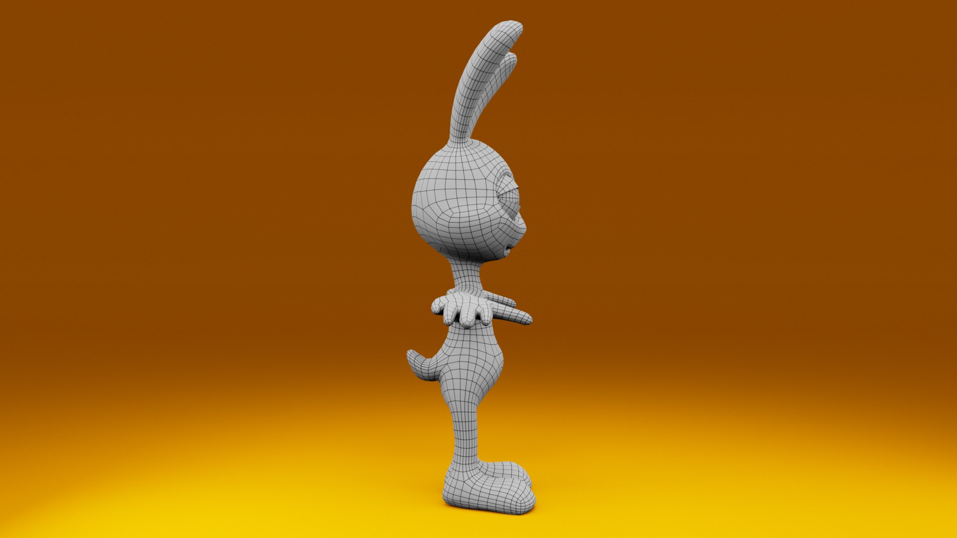 3D Stylized Cartoon Anthropomorphic Rabbit 3D Model - TurboSquid 2204492