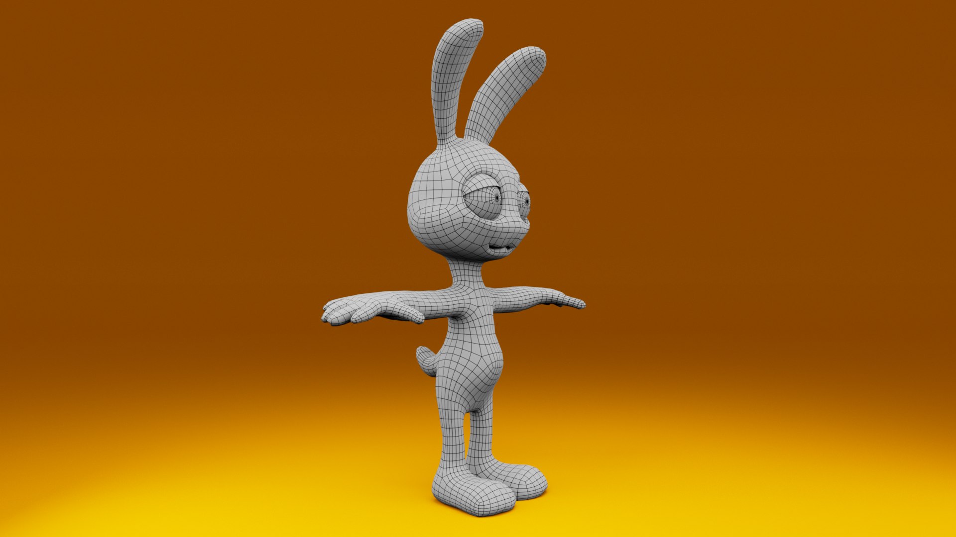 3D Stylized Cartoon Anthropomorphic Rabbit 3D Model - TurboSquid 2204492