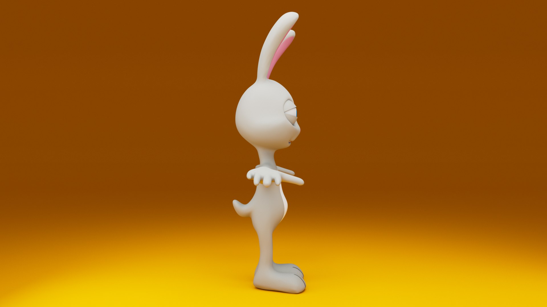 3D Stylized Cartoon Anthropomorphic Rabbit 3D Model - TurboSquid 2204492