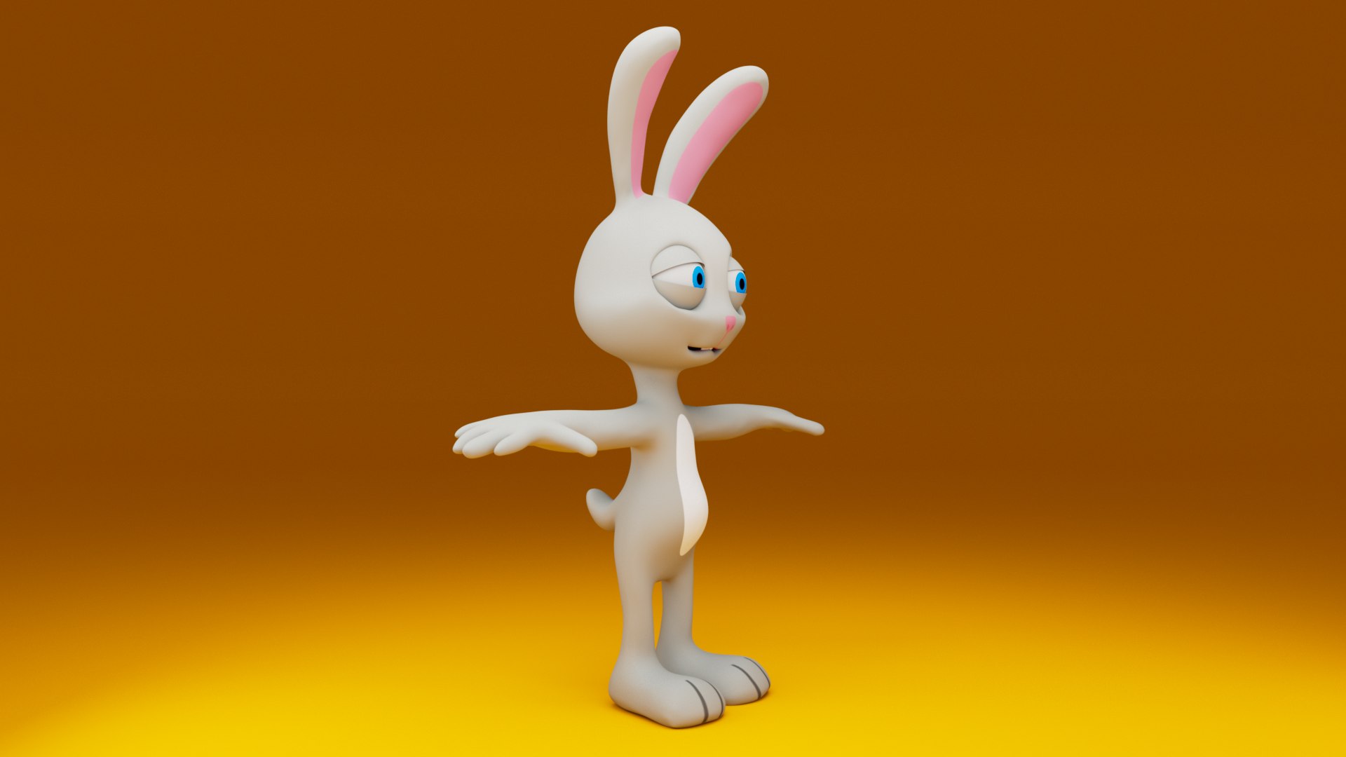 3D Stylized Cartoon Anthropomorphic Rabbit 3D Model - TurboSquid 2204492