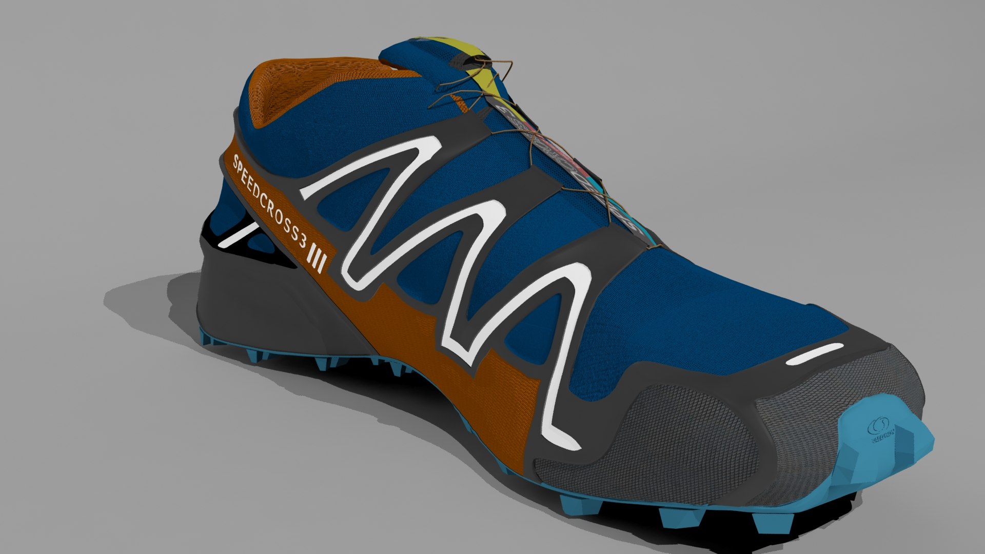 salomon running shoes 3d max