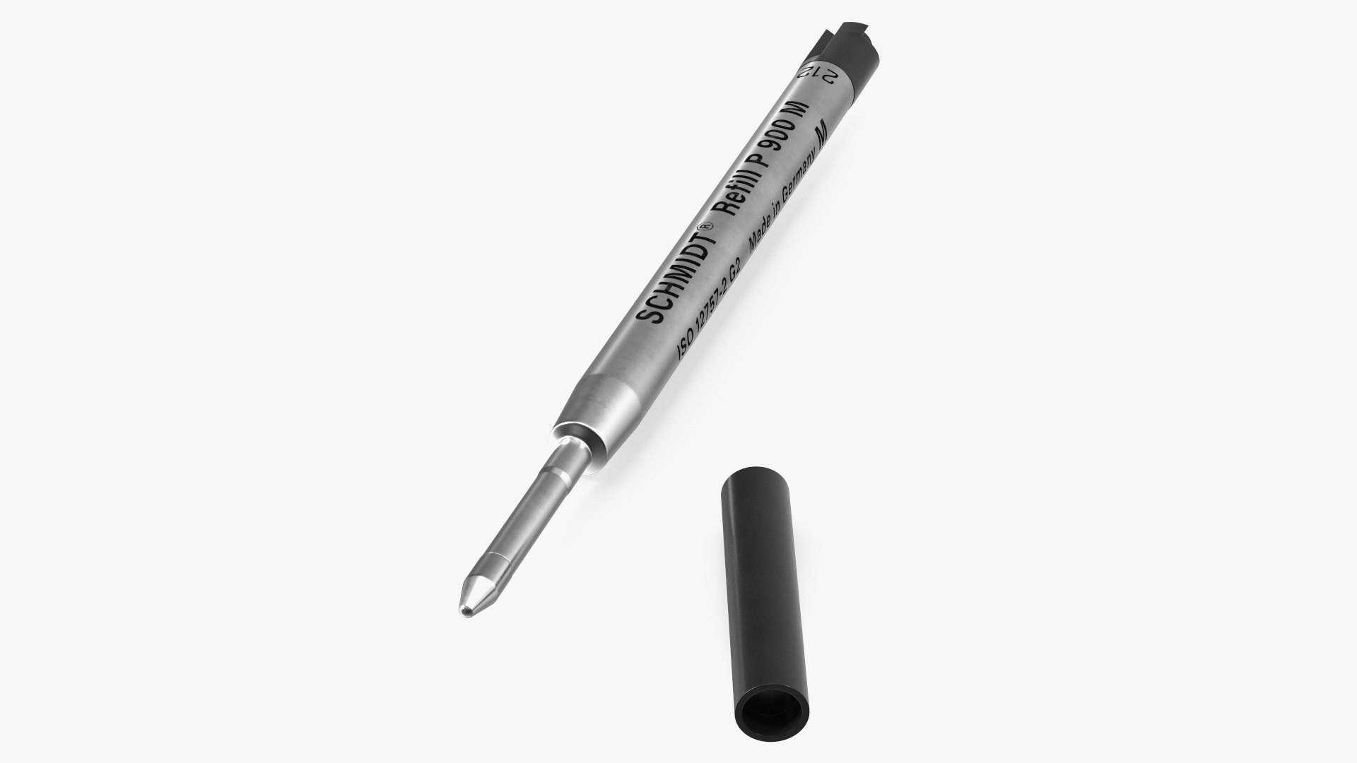 Black Ballpoint Pen Refill 3D - TurboSquid 2031784