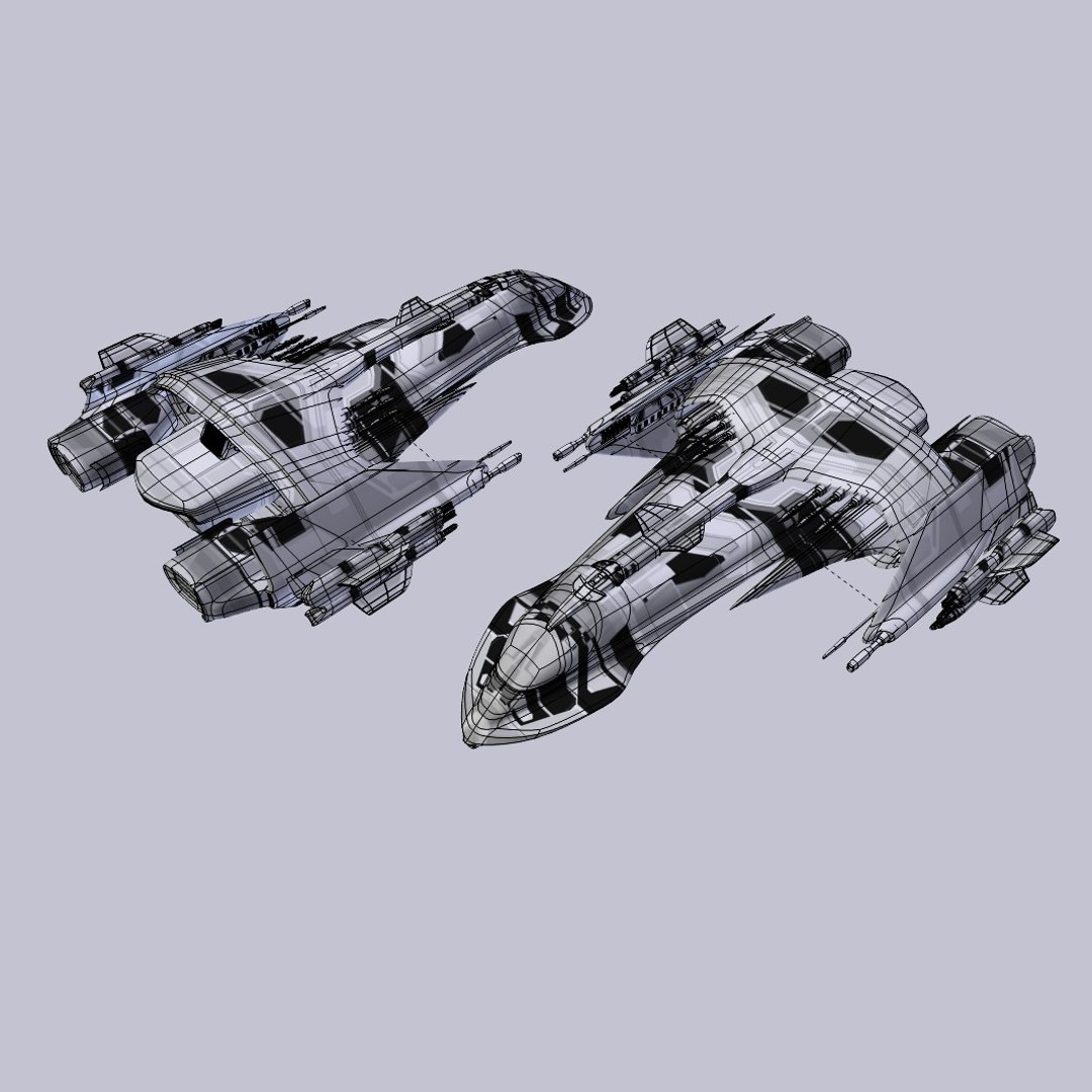 3d Model Gunship