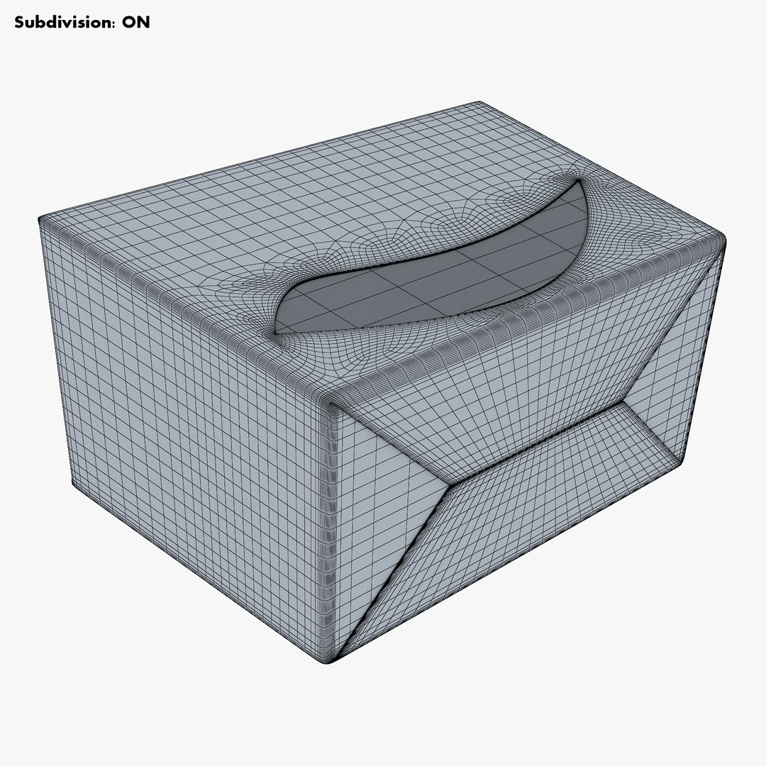 3D Package Cardboard Trapezoid Box With Window M 1 - TurboSquid 2147665