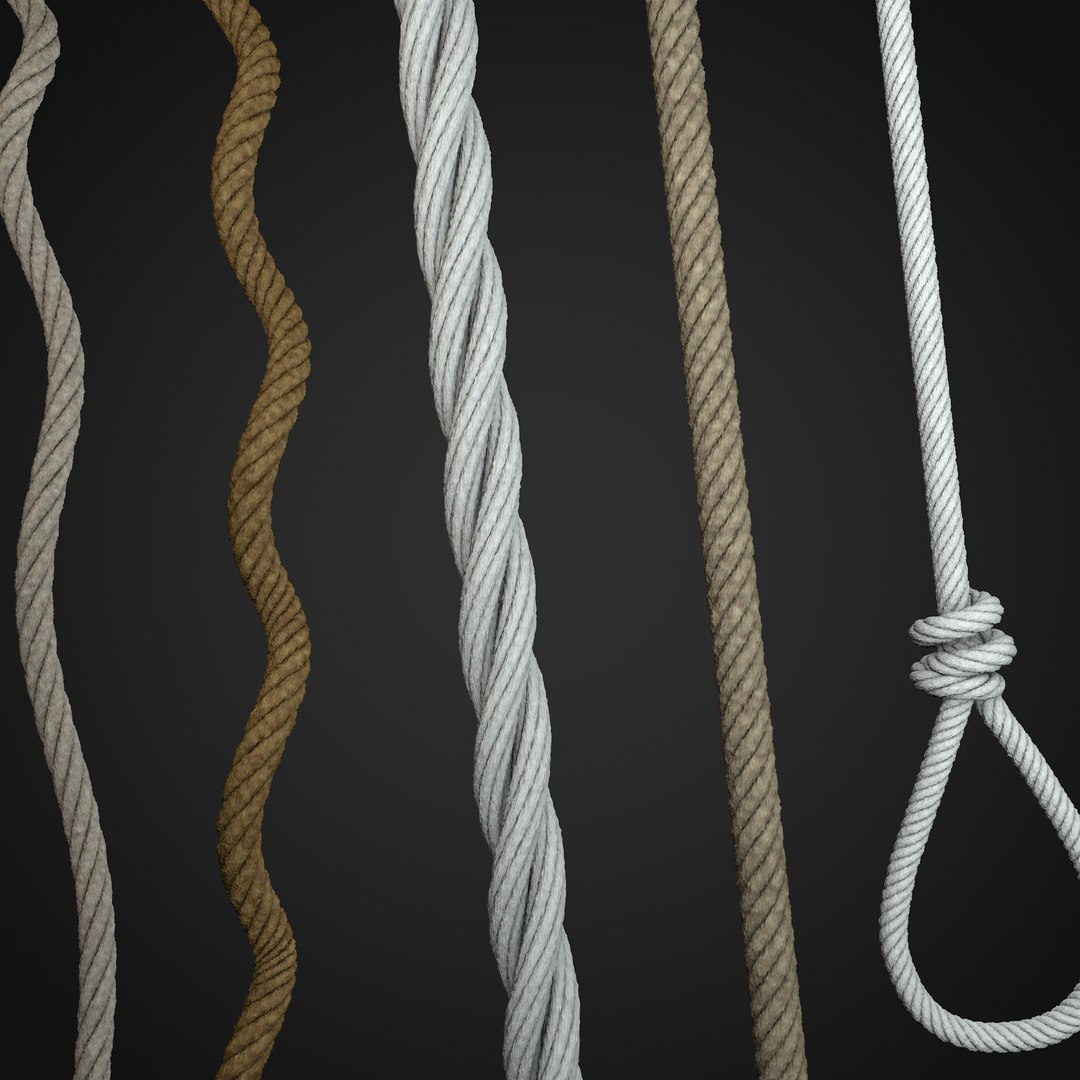 3D Ropes Cords - TurboSquid 1407848
