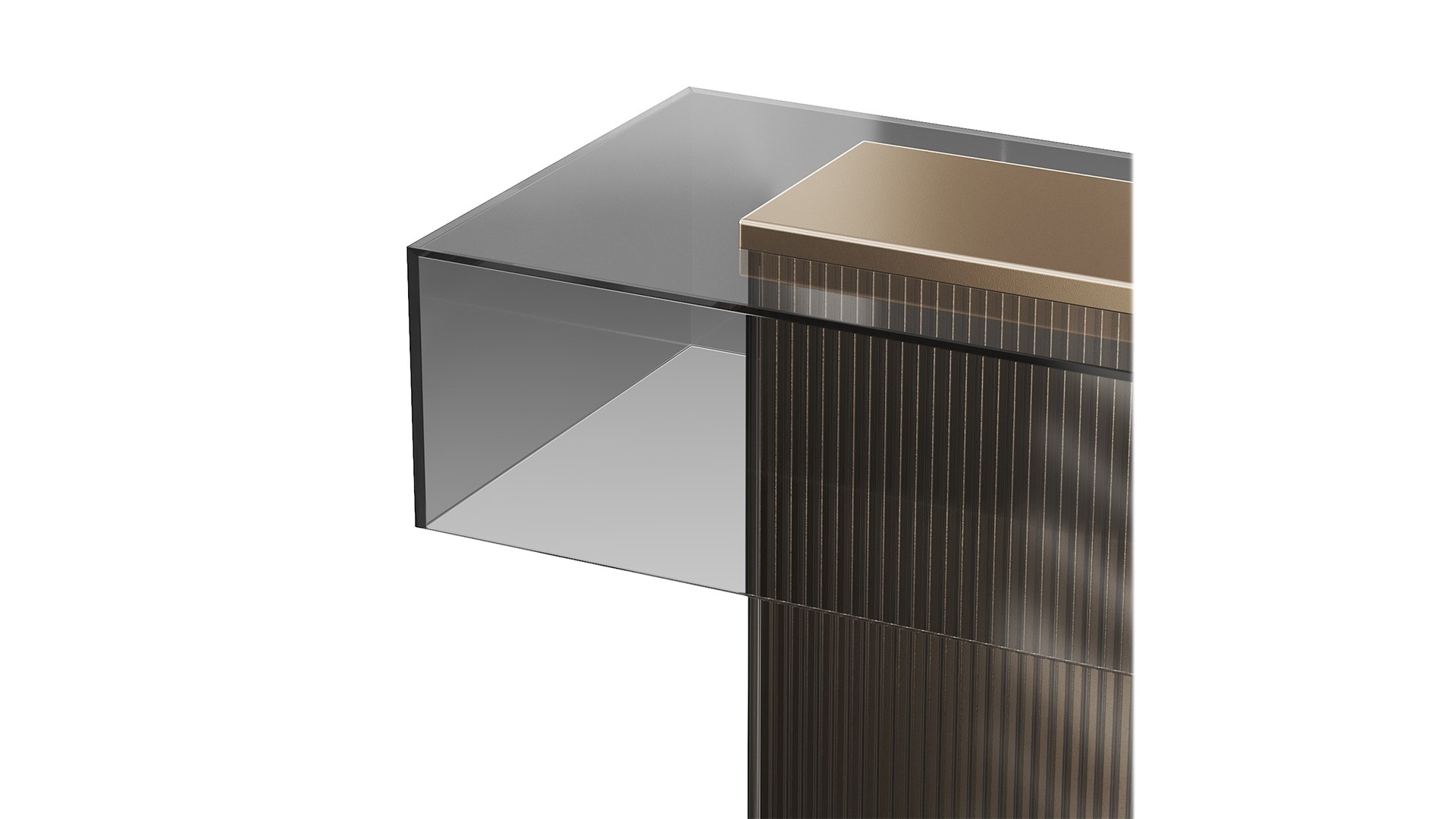 Marty Visionnaire Rectangular Glass Console Table 3D Model - TurboSquid ...