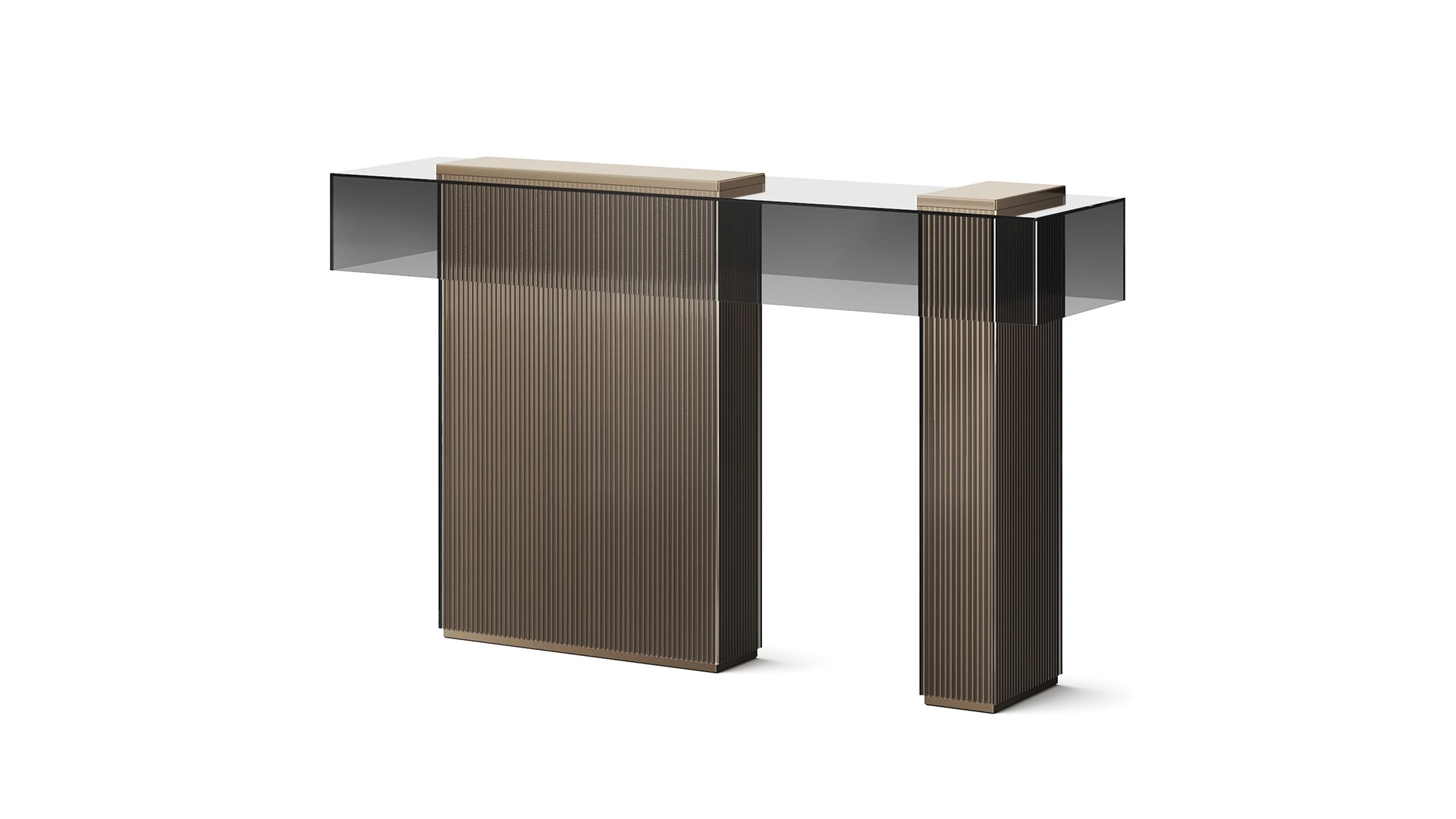 Marty Visionnaire Rectangular Glass Console Table 3D Model - TurboSquid ...