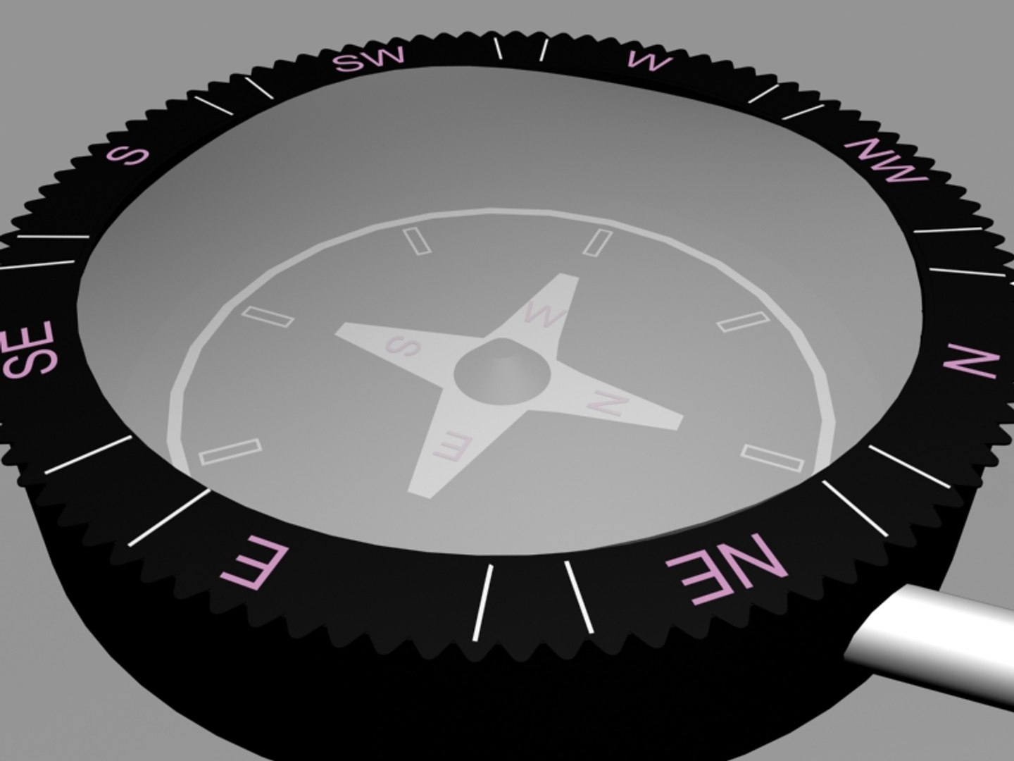 Military Compass 3d Model