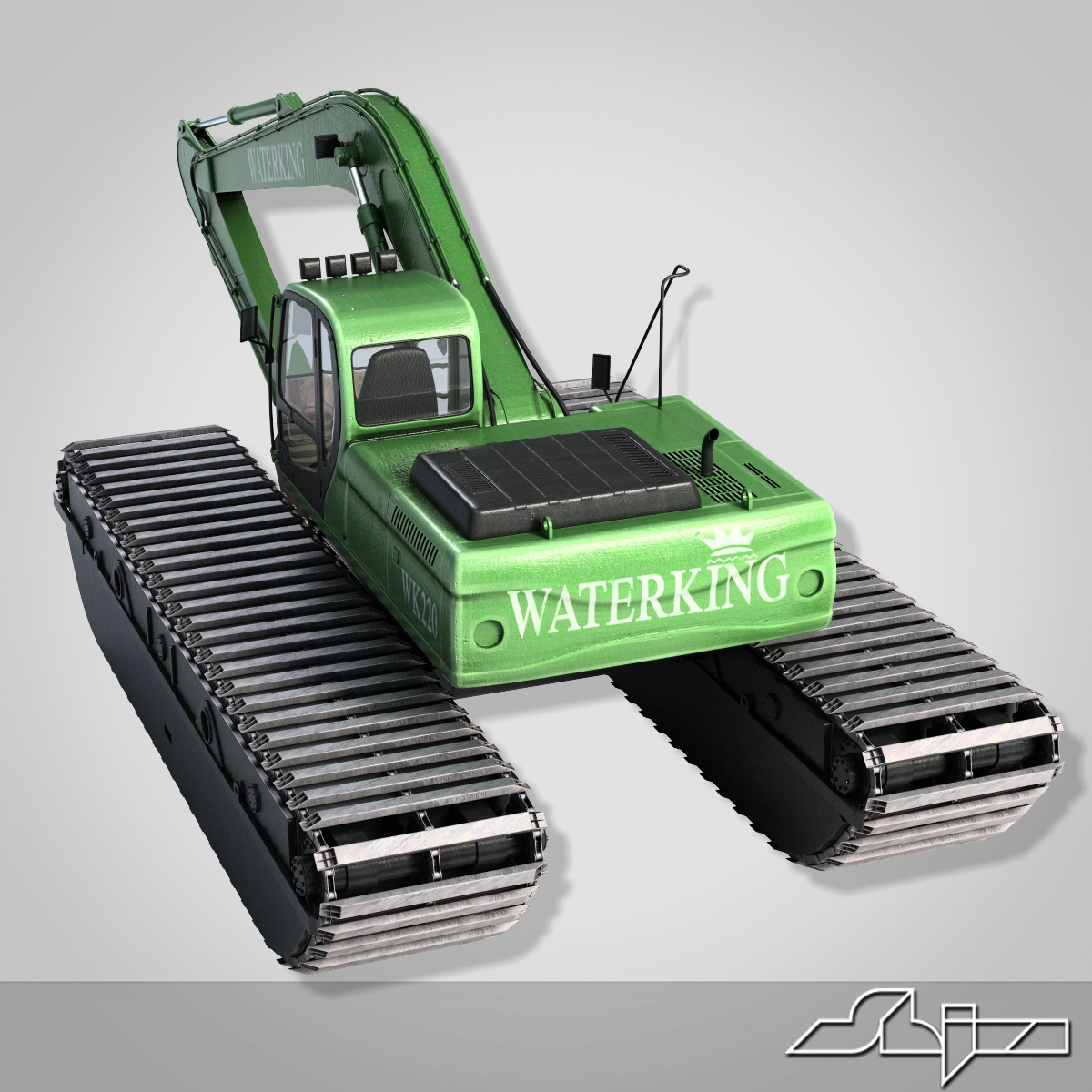 waterking amphibious excavator 1 max