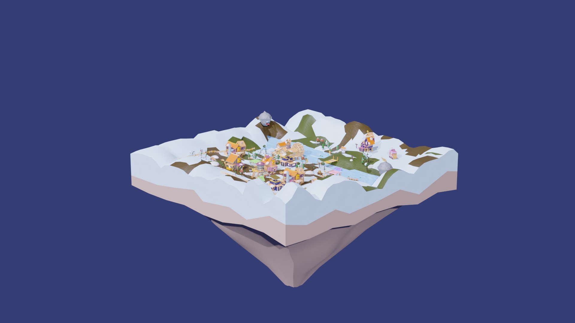3D model Village Pack-Flexible Modular - TurboSquid 2115414