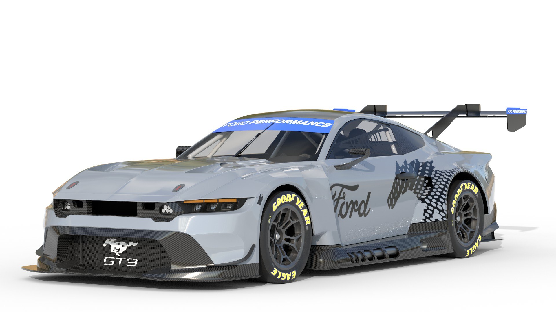 3D Ford Mustang GT3 2024 - TurboSquid 2124848