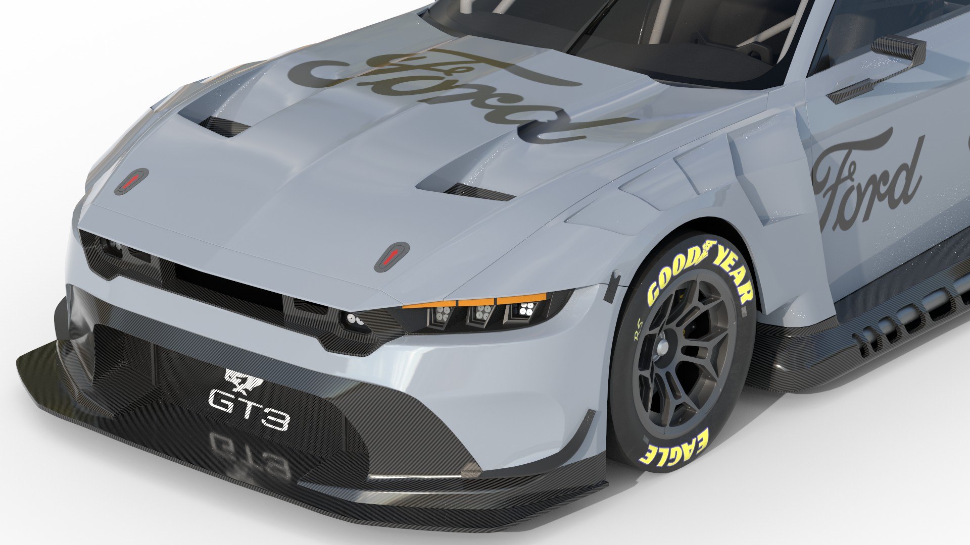 3D Ford Mustang GT3 2024 - TurboSquid 2124848