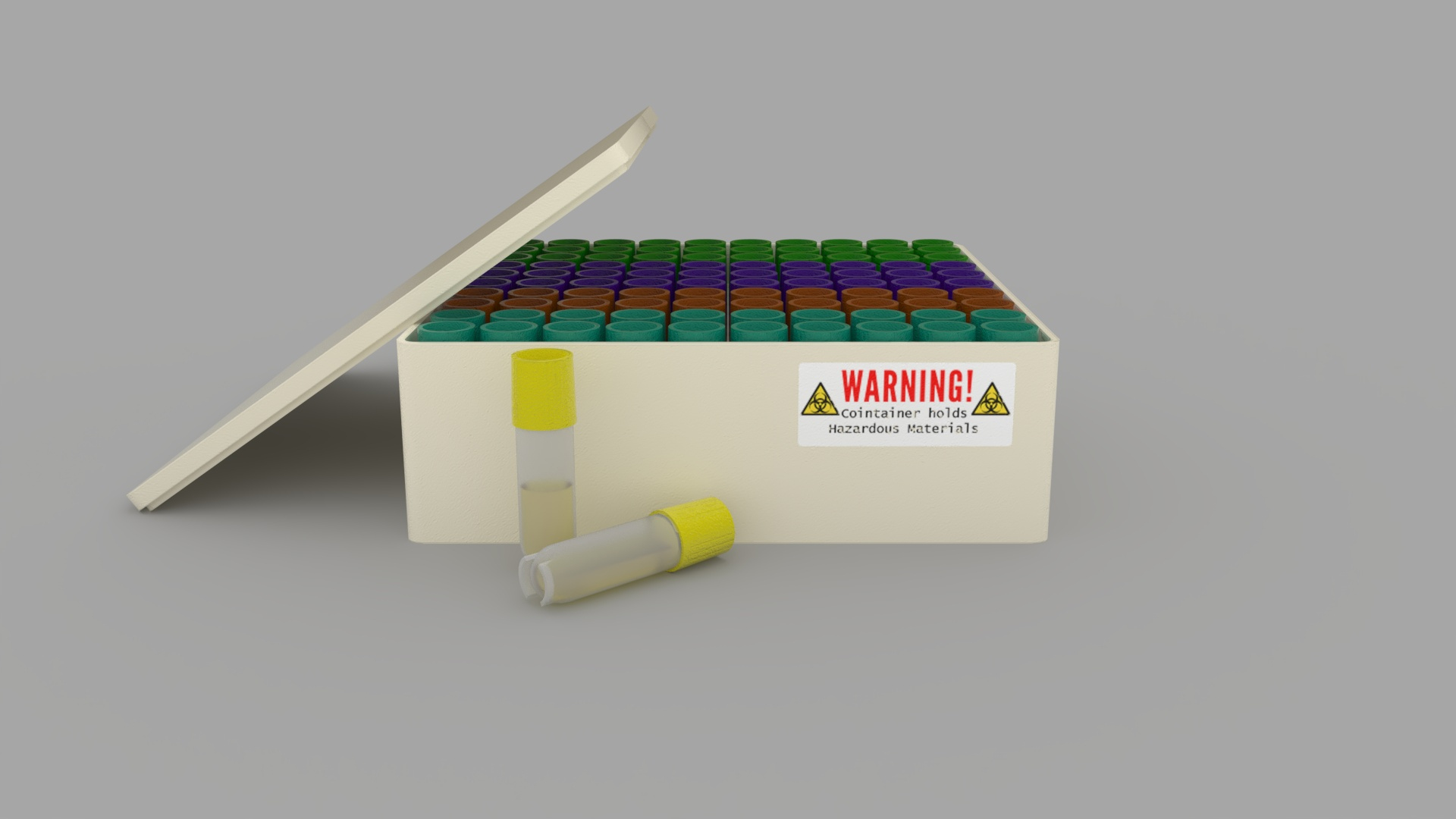 Cryogenic Vial Box 3D - TurboSquid 2182790