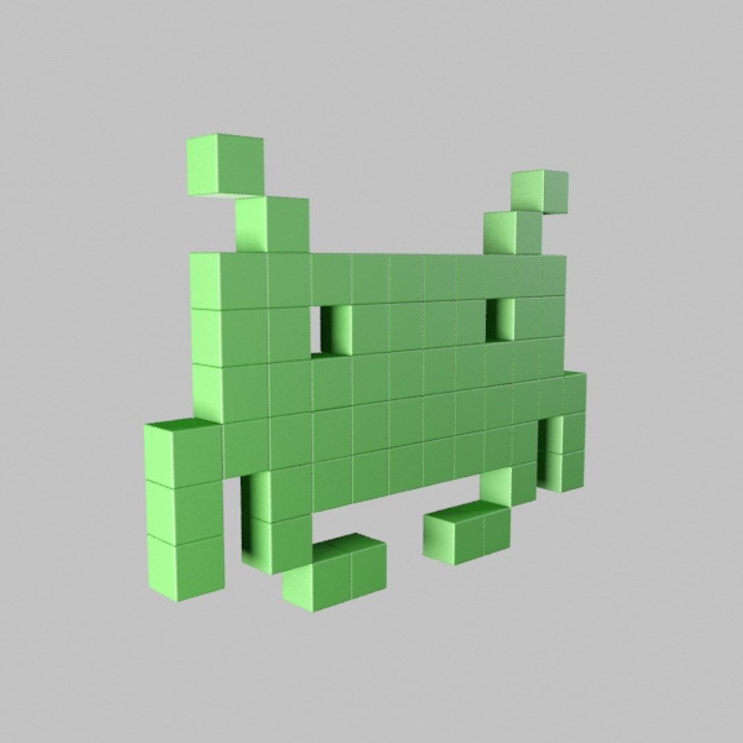 Space Invader 01 3ds