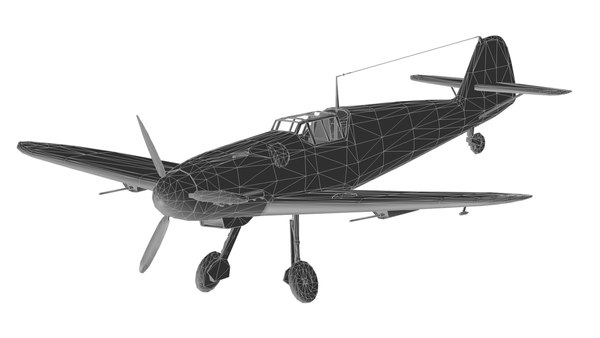 modelo 3d Messerschmitt Bf 109 - TurboSquid 1987762