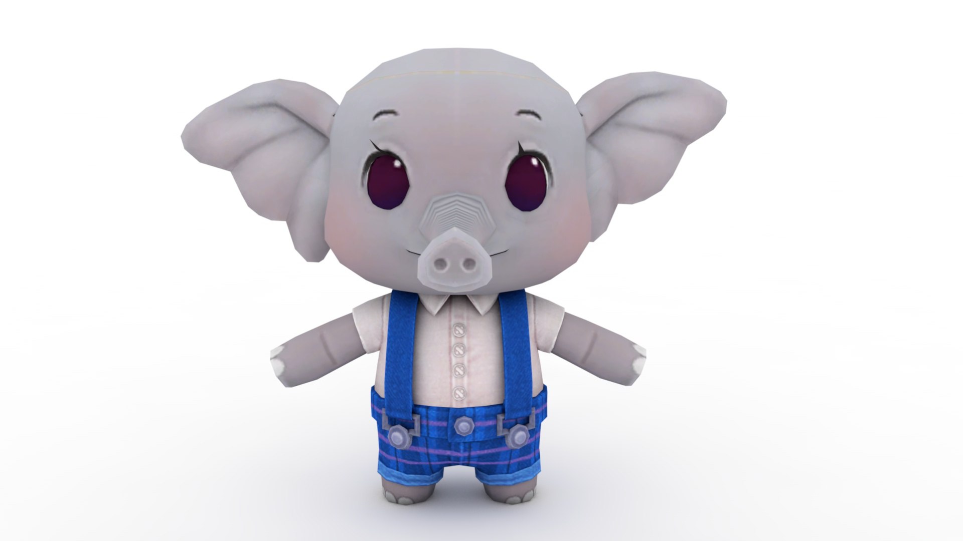 3D Toy Elephant Cartoon - TurboSquid 1892119