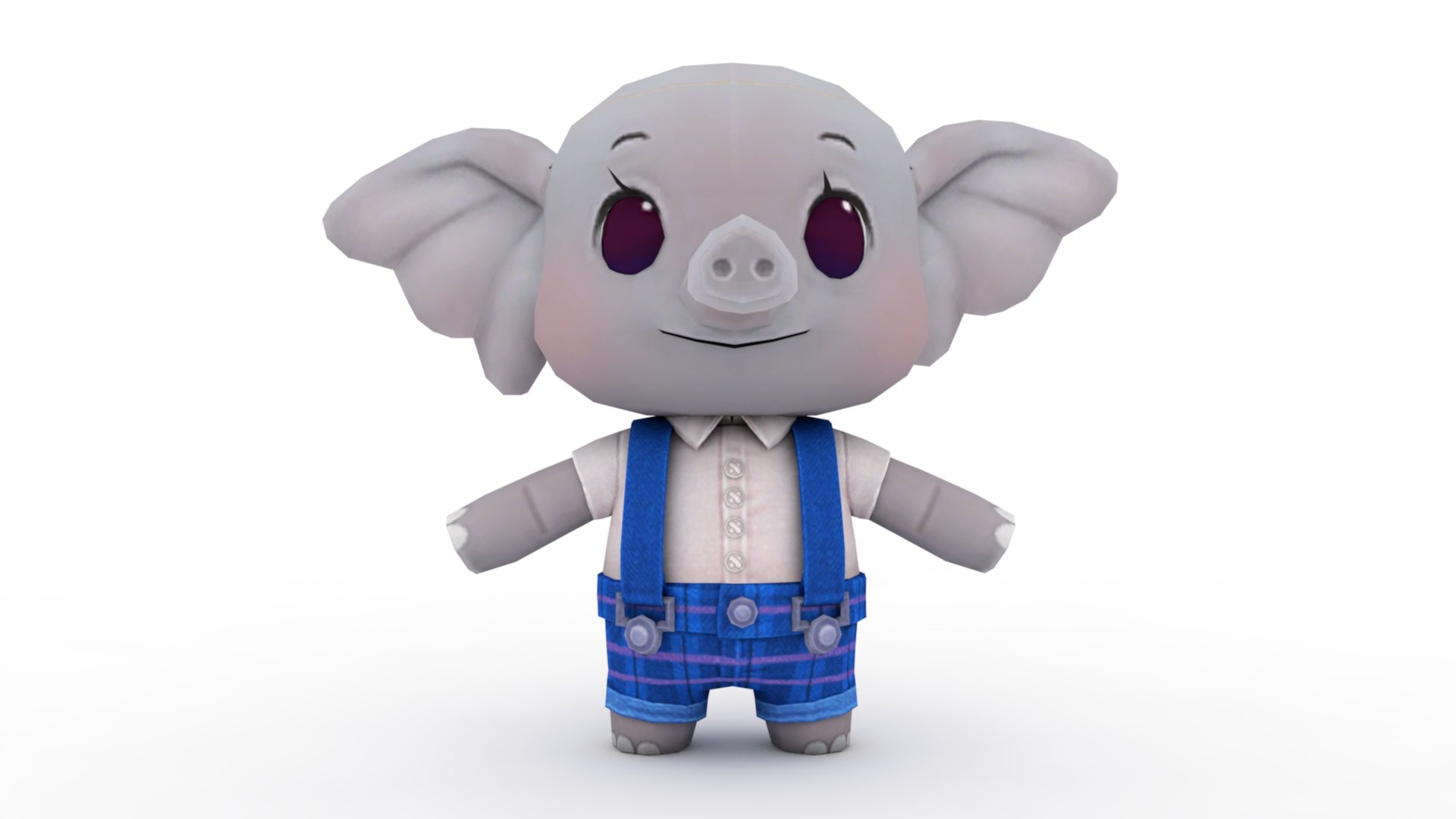 3D Toy Elephant Cartoon - TurboSquid 1892119