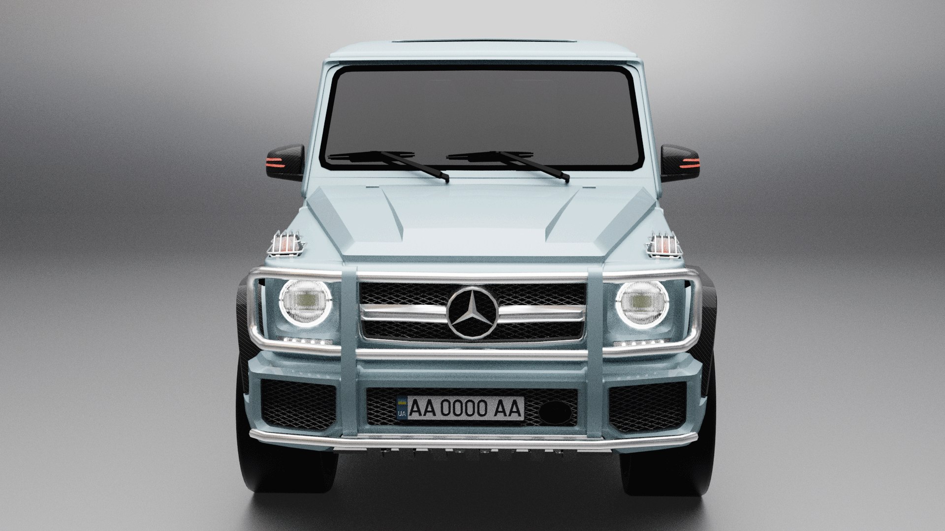 Mercedes-Benz G-Class W463 G65 With Hinged Parts Triangle Low-poly 3D Model 3D Model ...