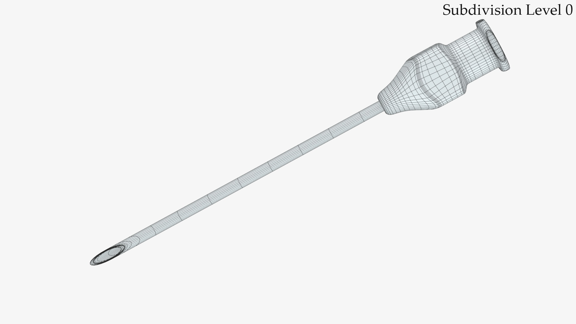 3D Syringe Gauge Needle 1 Model - TurboSquid 1946289