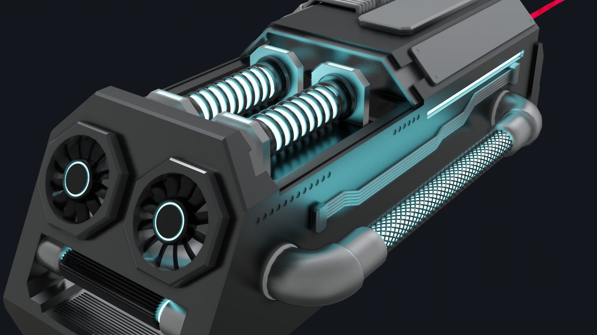 3D Hard Surface Laser Model - TurboSquid 1717758