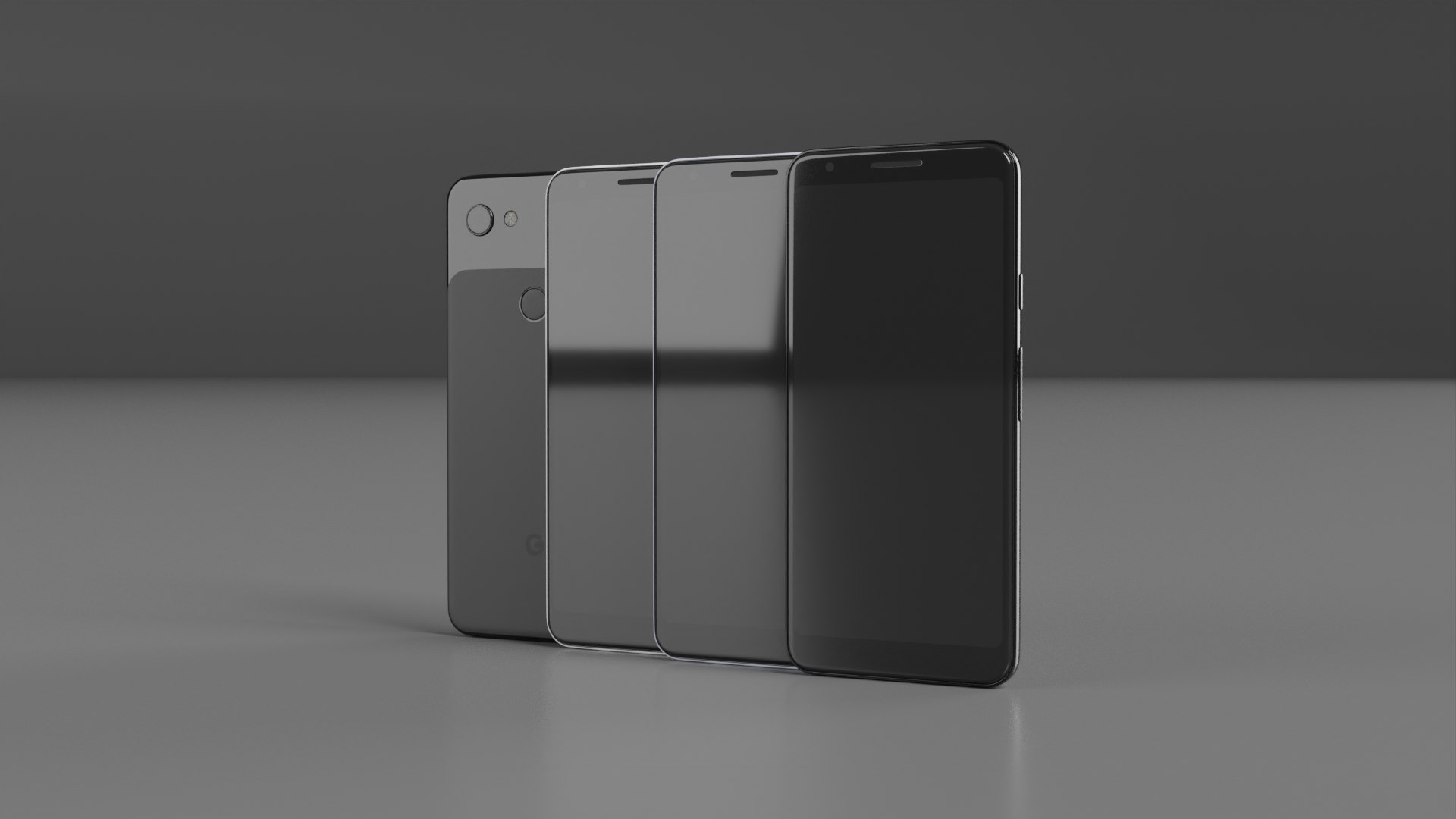 3D Google Pixel 3a All Colors - TurboSquid 2063702