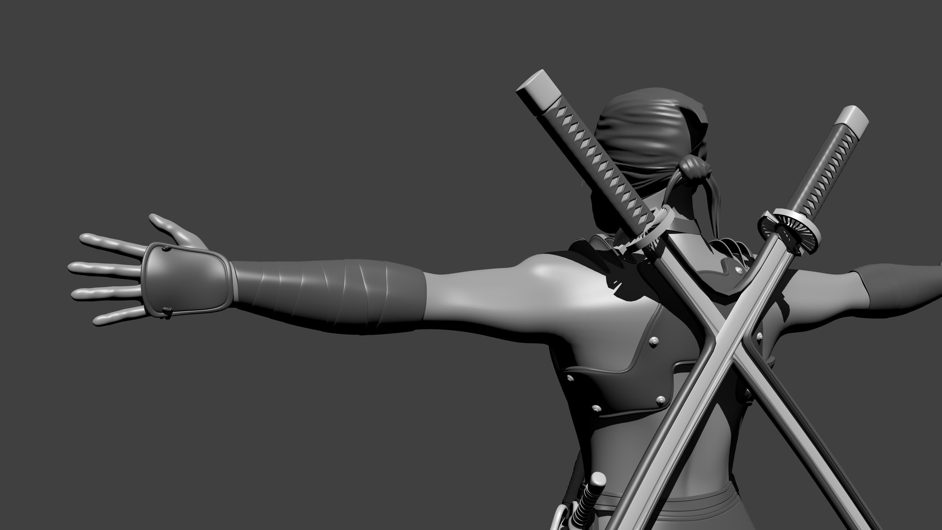 Ninja character 3D model - TurboSquid 1226618