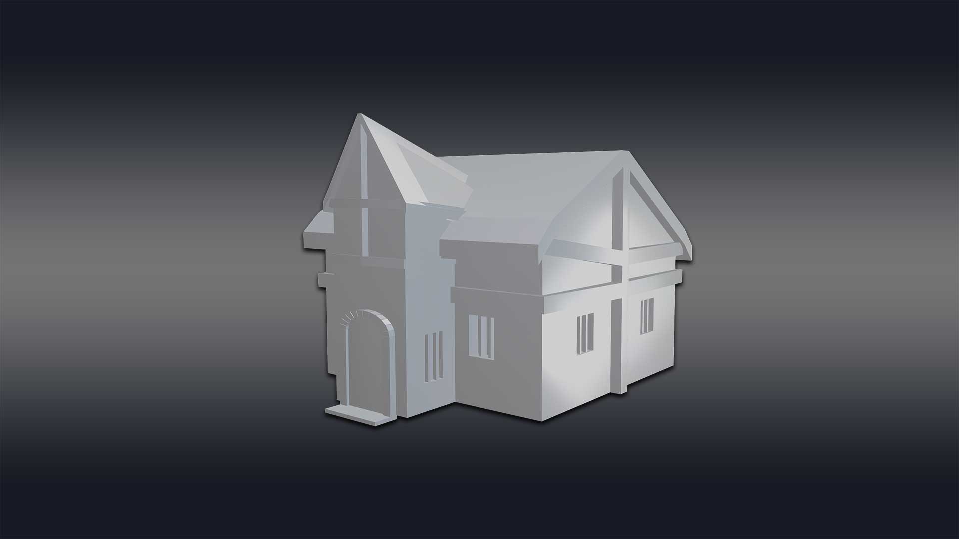 Free Cartoon House 3D Model - Simple House 3D Model Model - TurboSquid ...