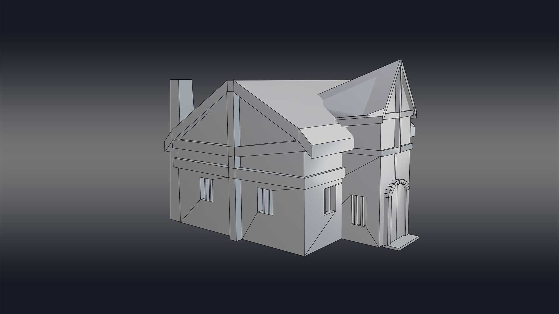 Free Cartoon House 3D Model - Simple House 3D Model Model - TurboSquid ...