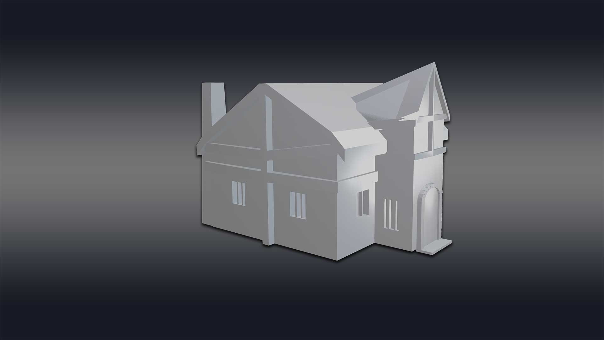 Free Cartoon House 3D Model - Simple House 3D Model Model - TurboSquid ...