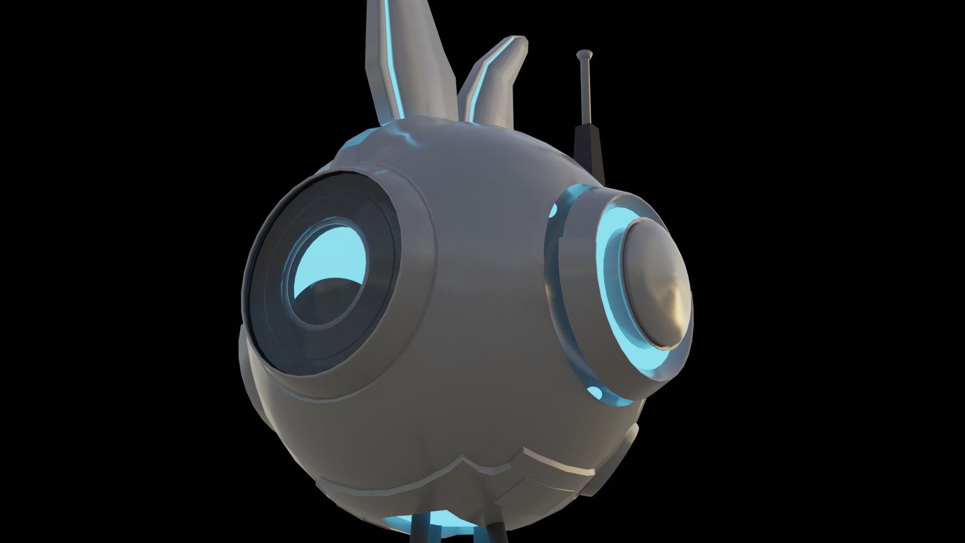 Free Flying Bot 3D - TurboSquid 1867675