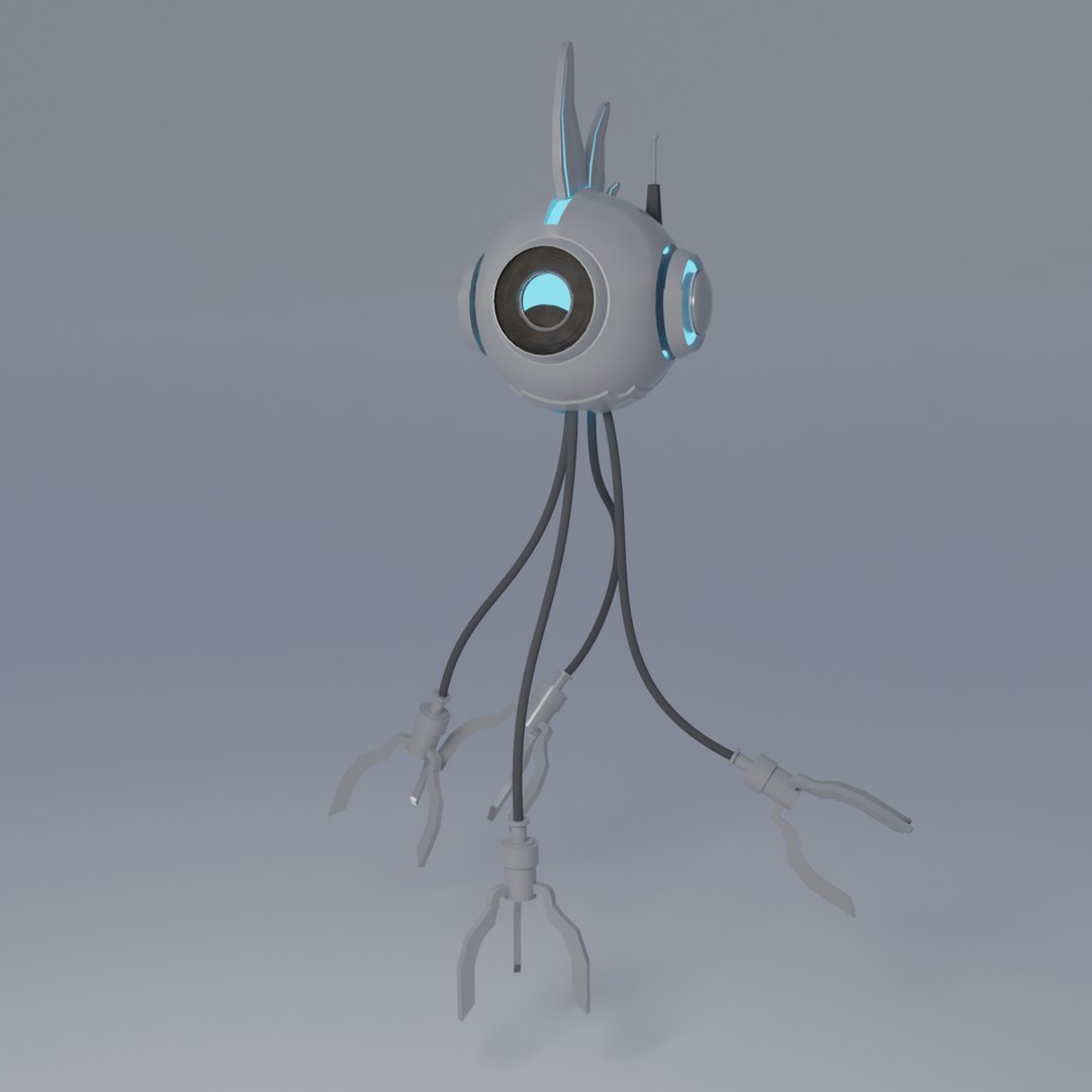 Free Flying Bot 3D - TurboSquid 1867675