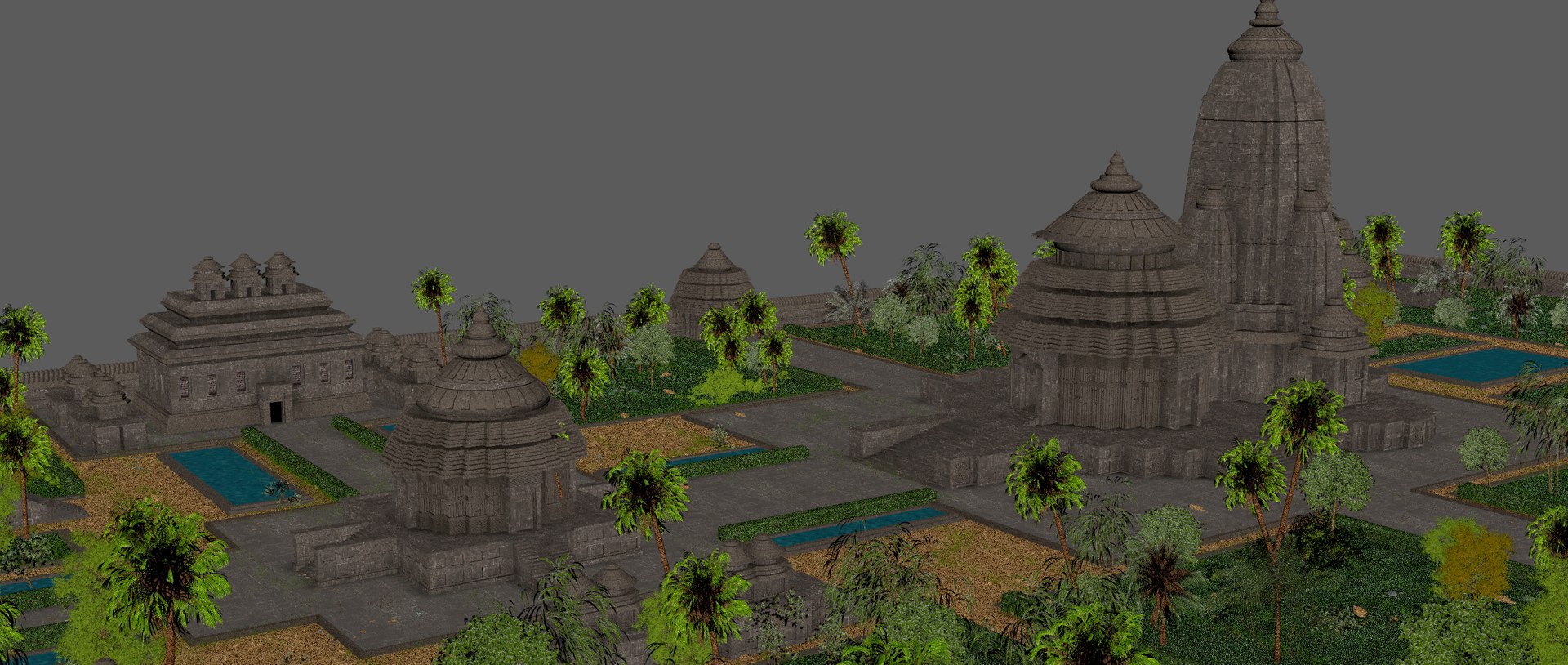 3D Kornak Temple Sun Complex Model - TurboSquid 2323375