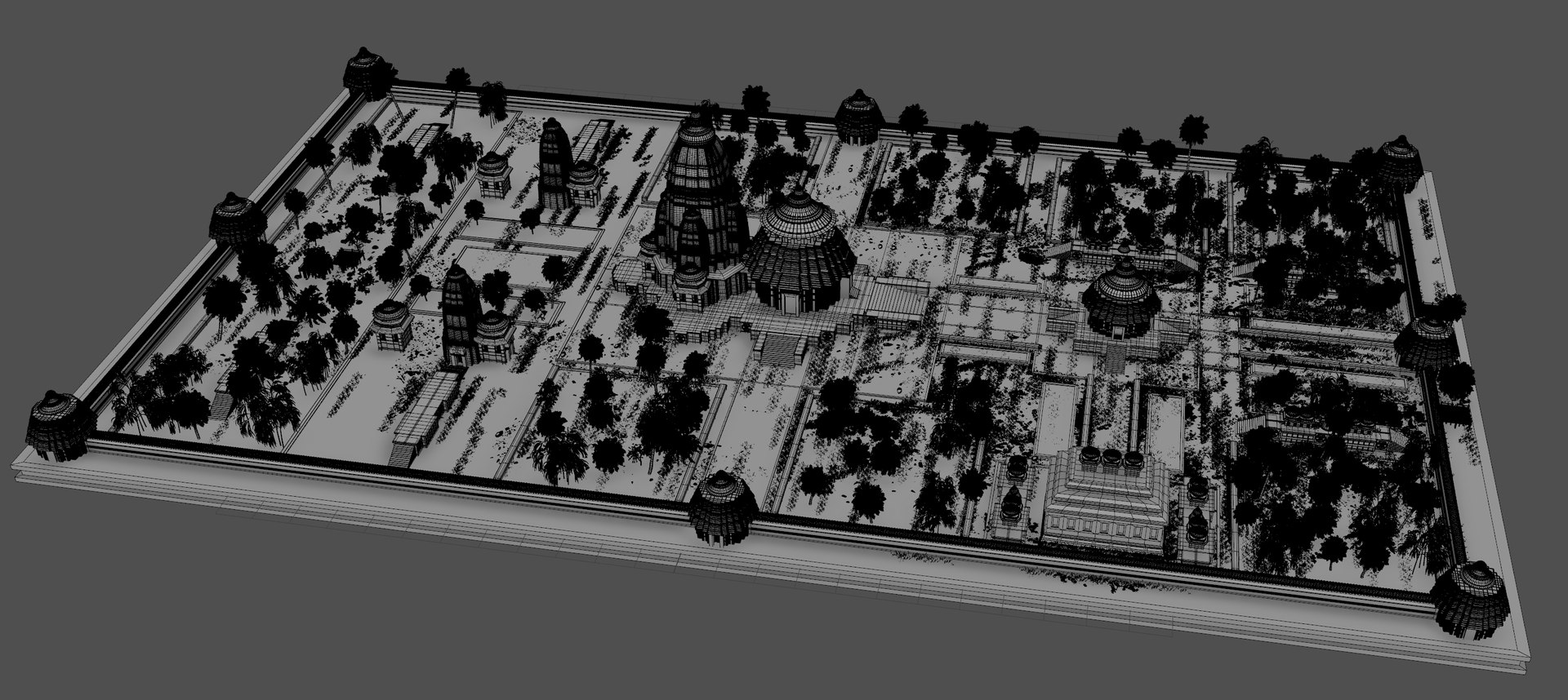 3D Kornak Temple Sun Complex Model - TurboSquid 2323375