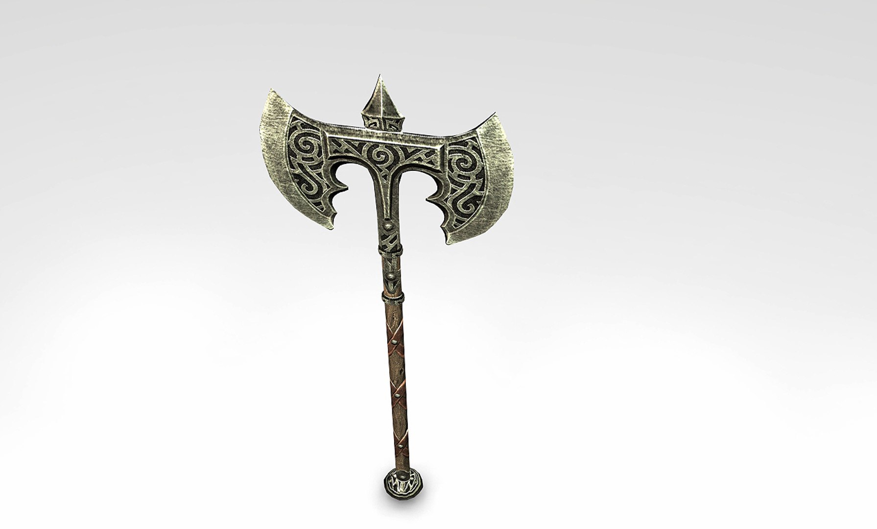 3dsmax Skyrim Axe